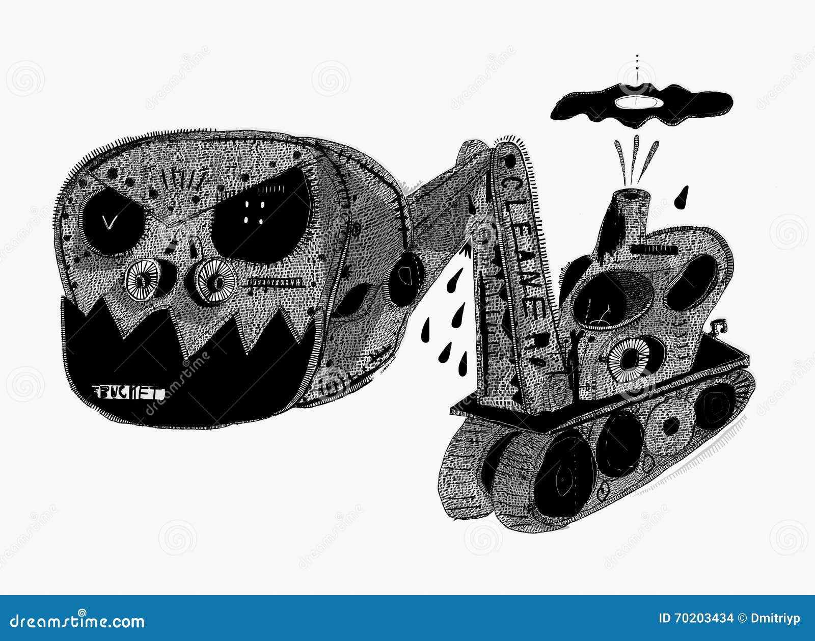 Angry Tractor Mascot Cartoon Style | CartoonDealer.com #117787513