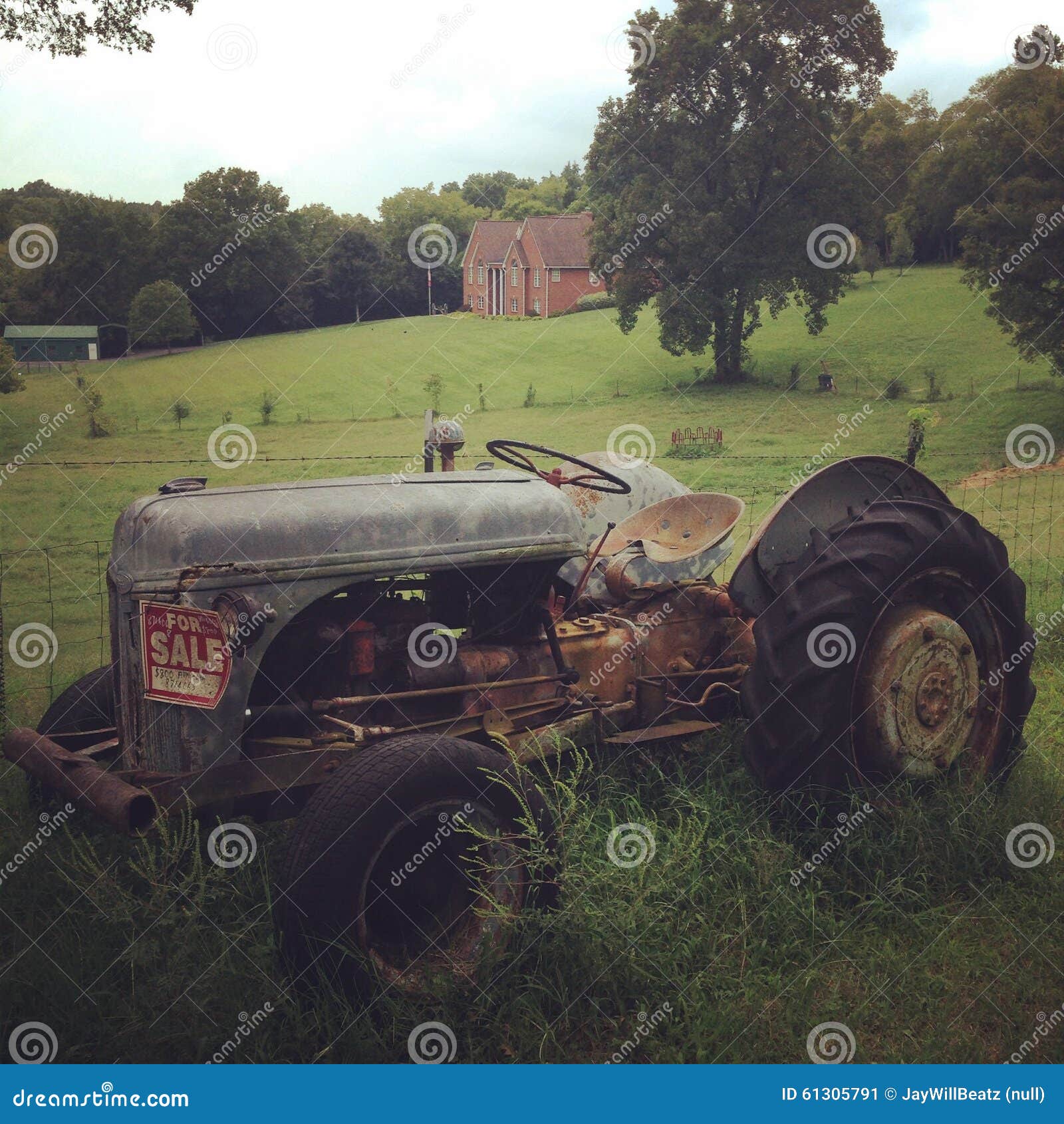 Tractor in Tennessee stock image. Image of beauty, plains - 61305791
