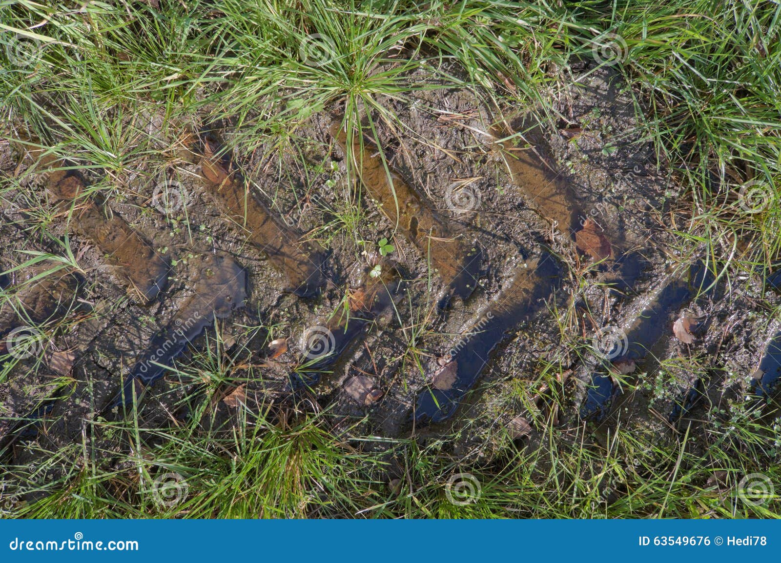 Tractor trace stock photo. Image of earth, field, ground - 63549676