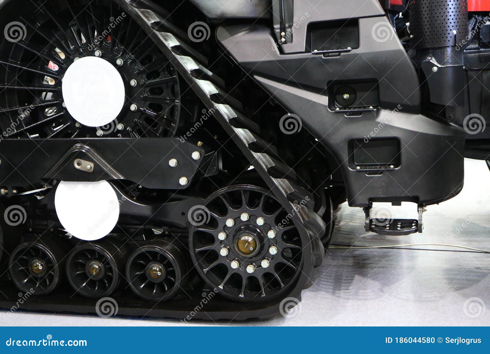 Tractor. Track system stock photo. Image of farm, machine - 186044580