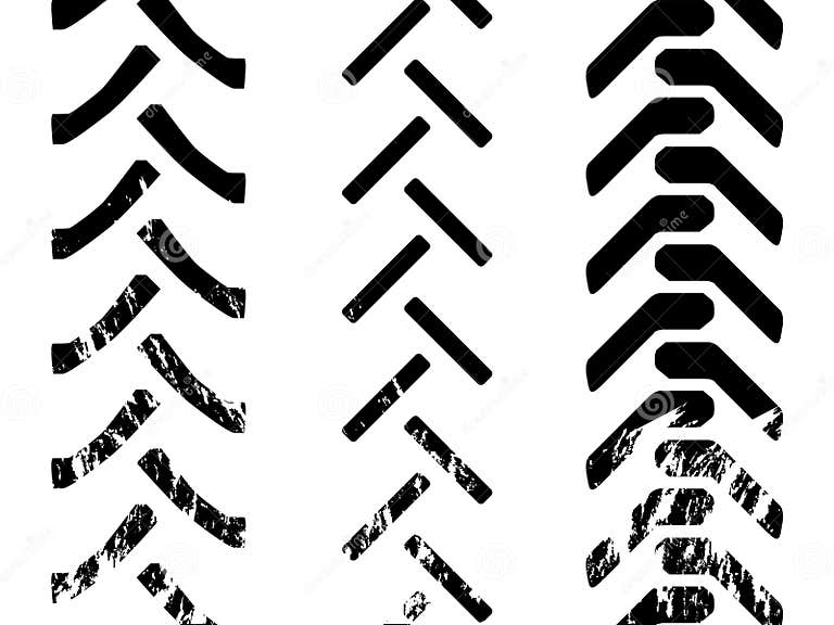 Tractor tyre stock vector. Illustration of graphic, silhouette - 13002641