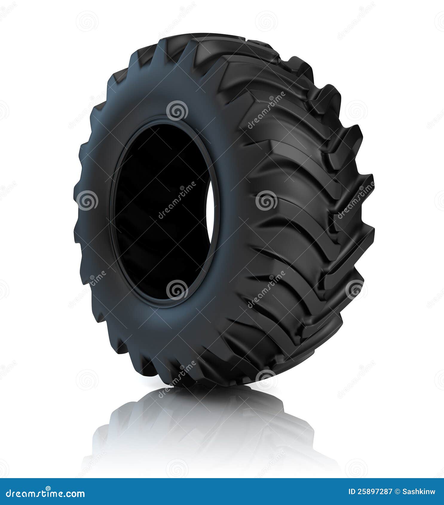 Tractor Tyre Tread Outline Background Vector Illustration ...