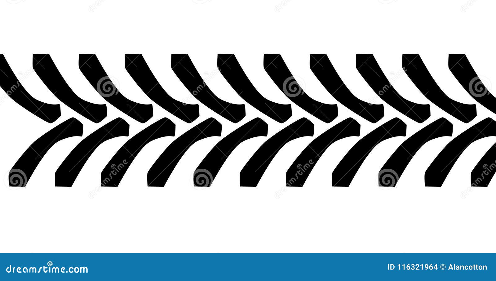 Tractor Tyre Tread Outline Background Vector Illustration ...