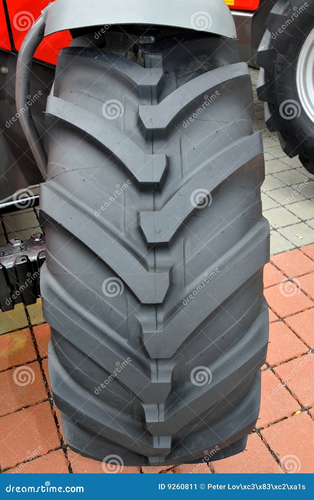 Tractor wheel stock image. Image of farm, farming, grip - 9260811