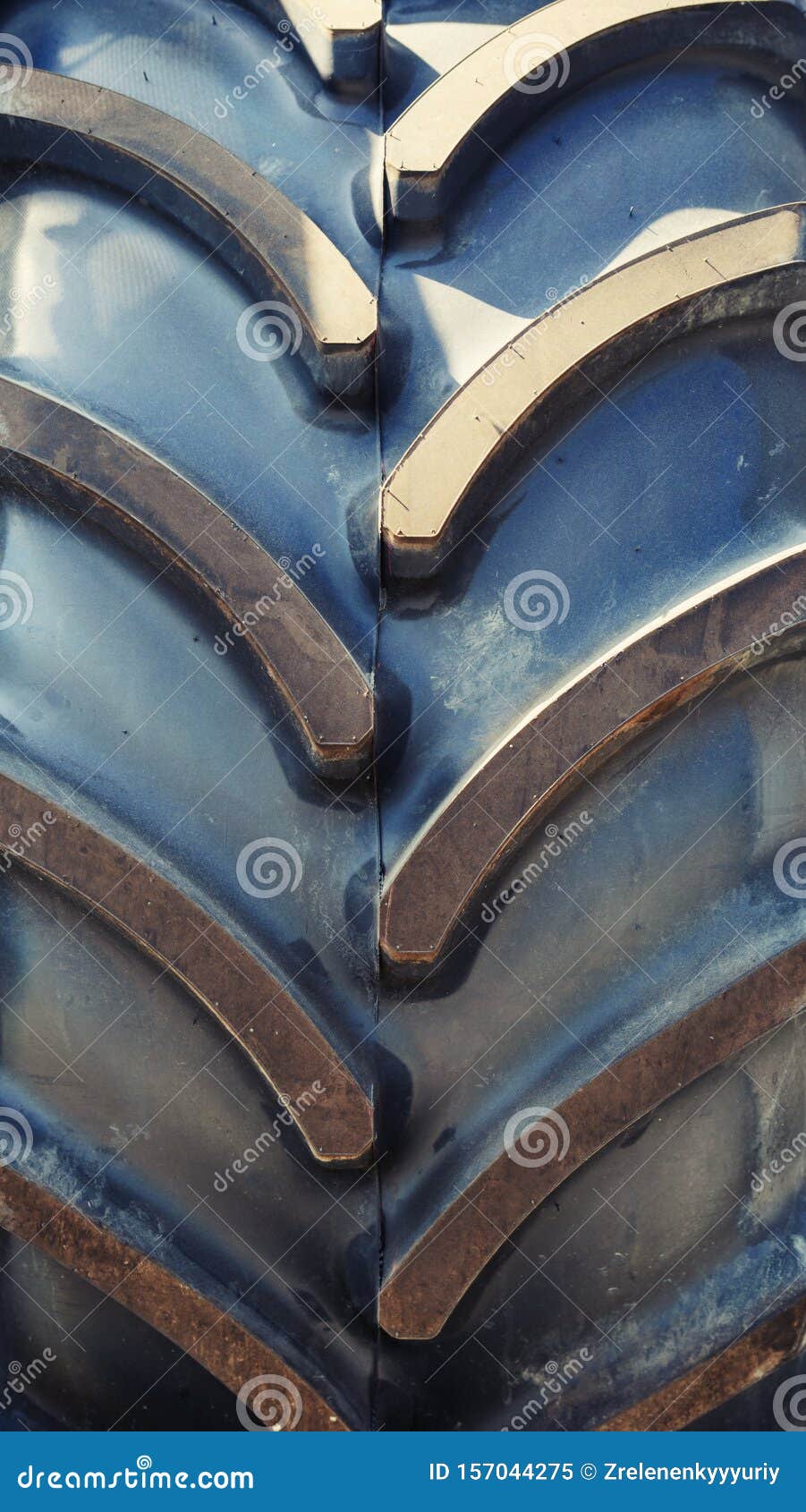 Tractor Wheel with a Ridge Protector Stock Image - Image of wheel ...