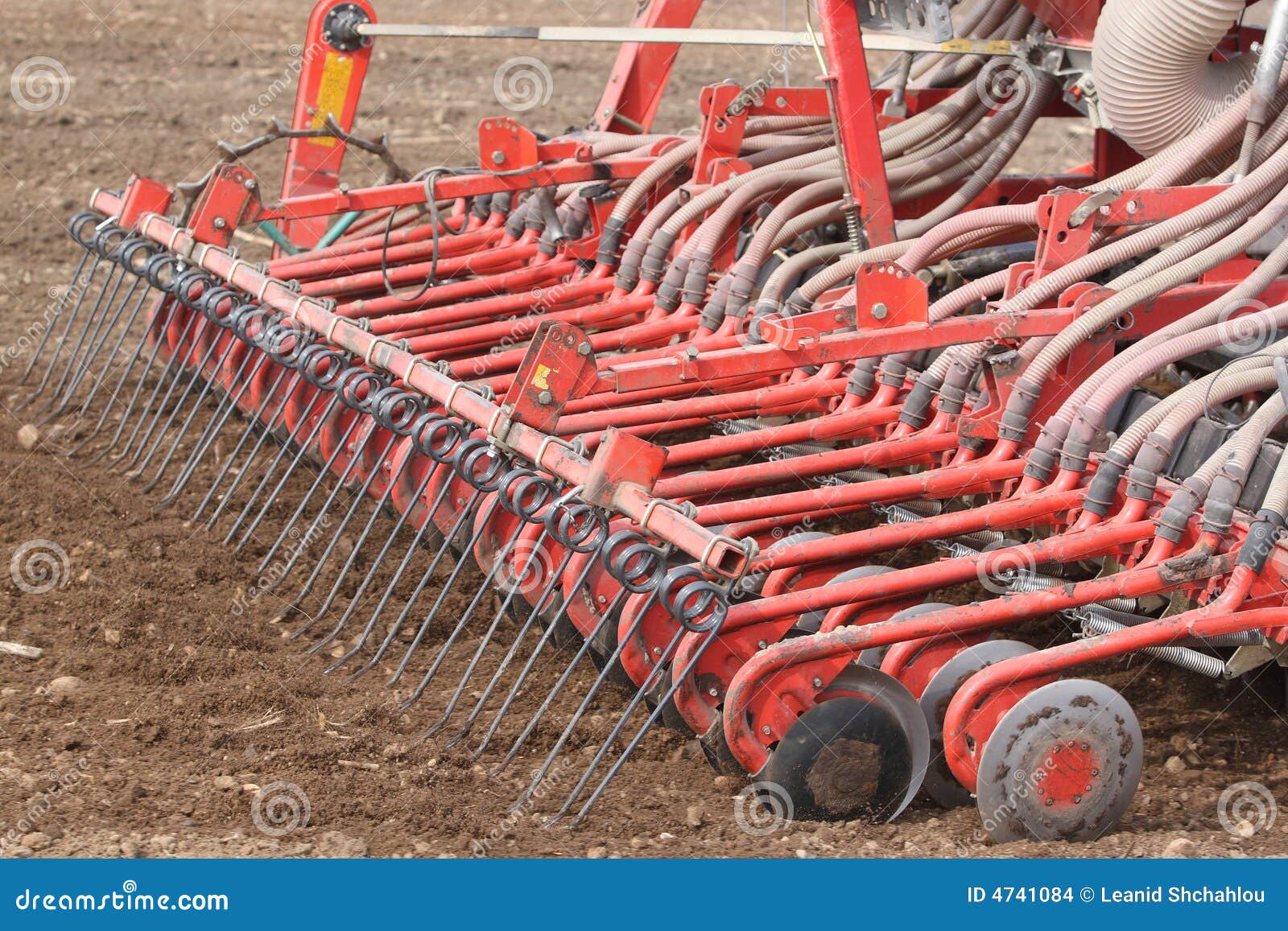 Tractor working stock photo. Image of occupation, plow - 4741084