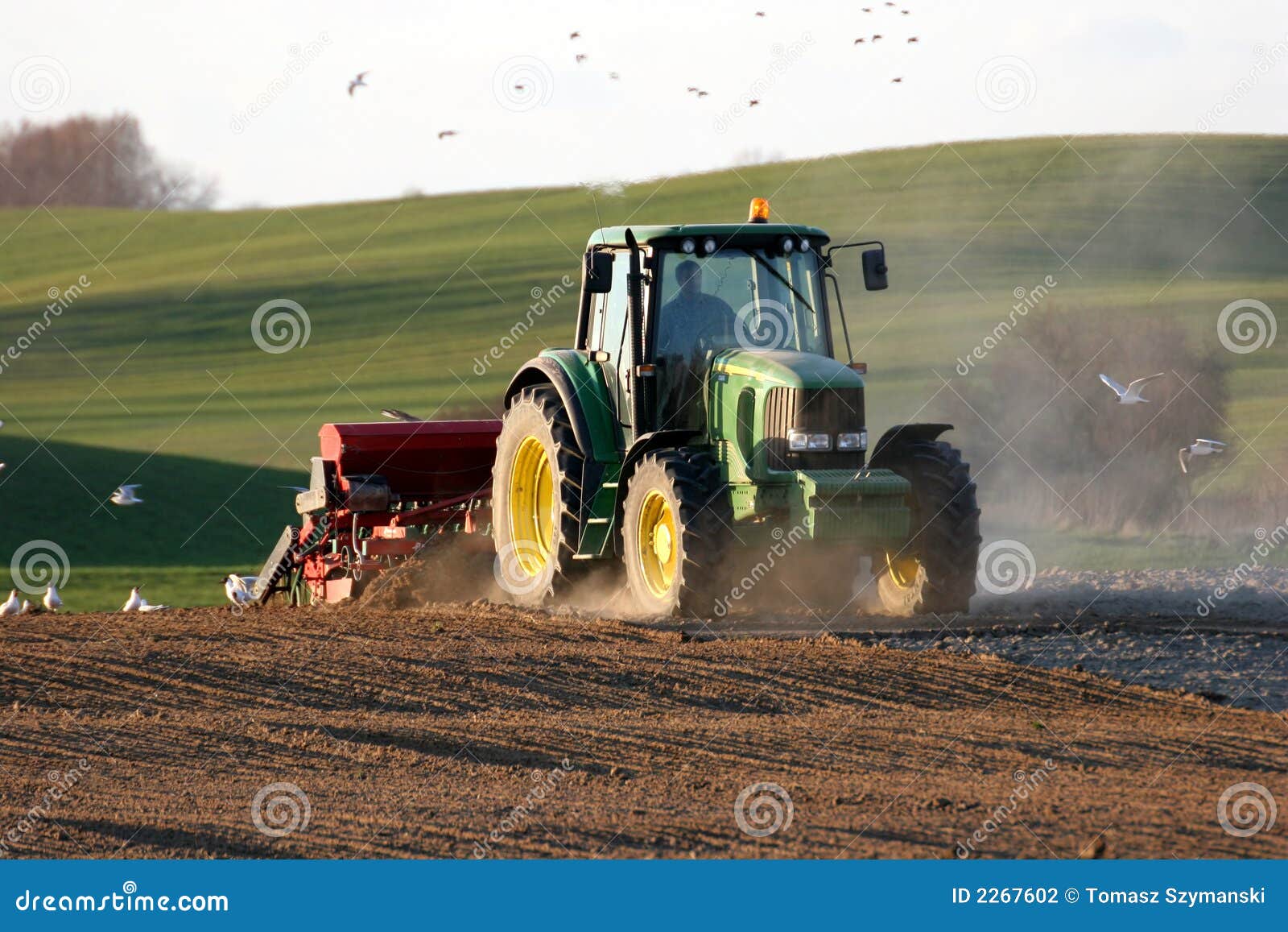 Tractor Working on the Field Editorial Photography - Image of farm ...