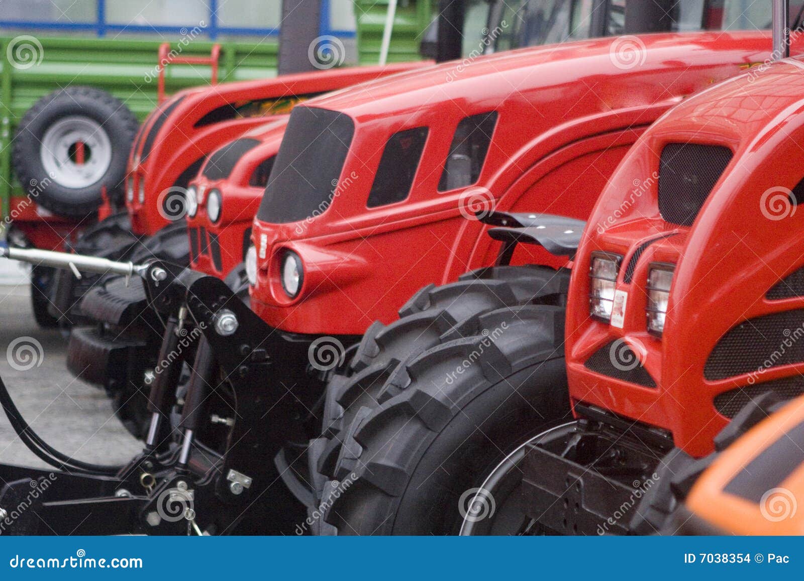 Tractors stock photo. Image of vehicle, agriculture, wheels - 7038354