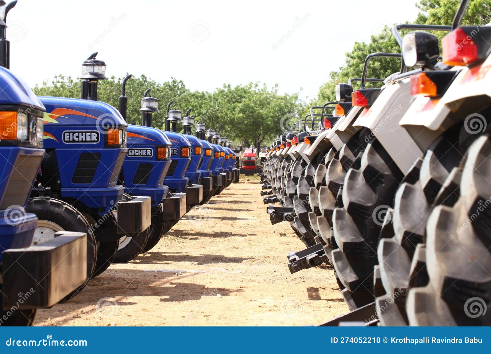 Tractors in the Factory India Editorial Image - Image of life, asphalt ...