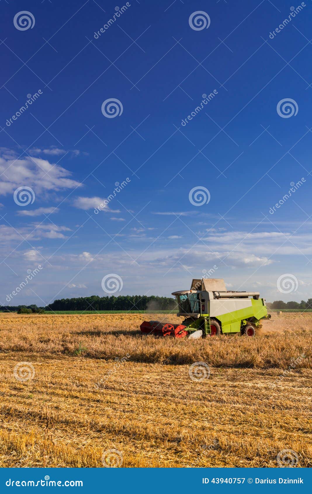 Tractors and harvesting stock image. Image of industry - 43940757