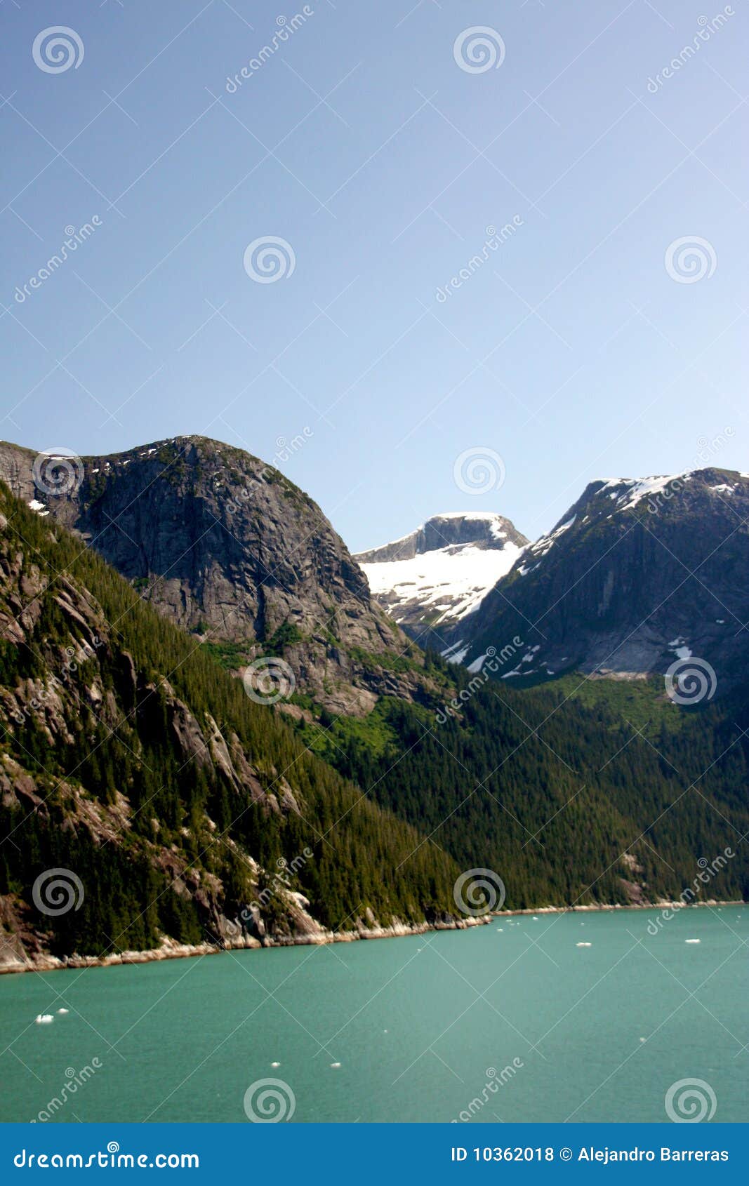 Tracy Arm fjord stock photo. Image of snow, fjord, alaska - 10362018