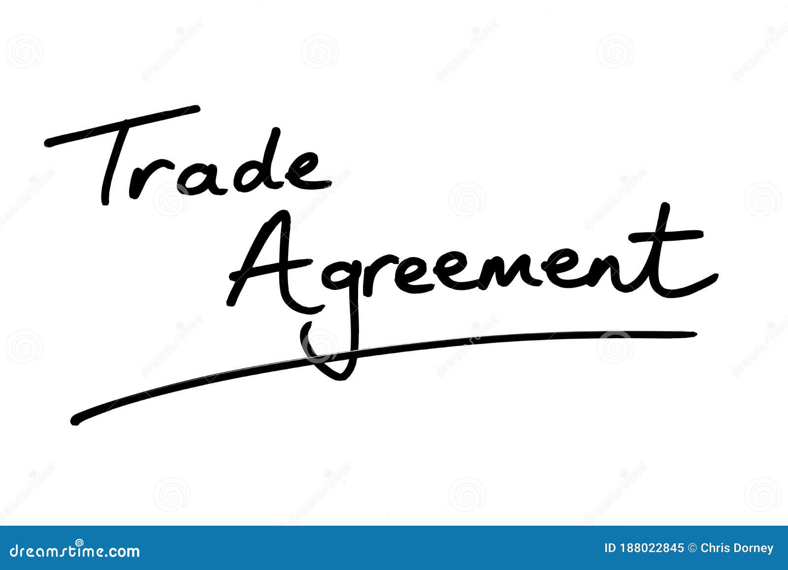 Trade Agreement stock illustration. Illustration of international ...