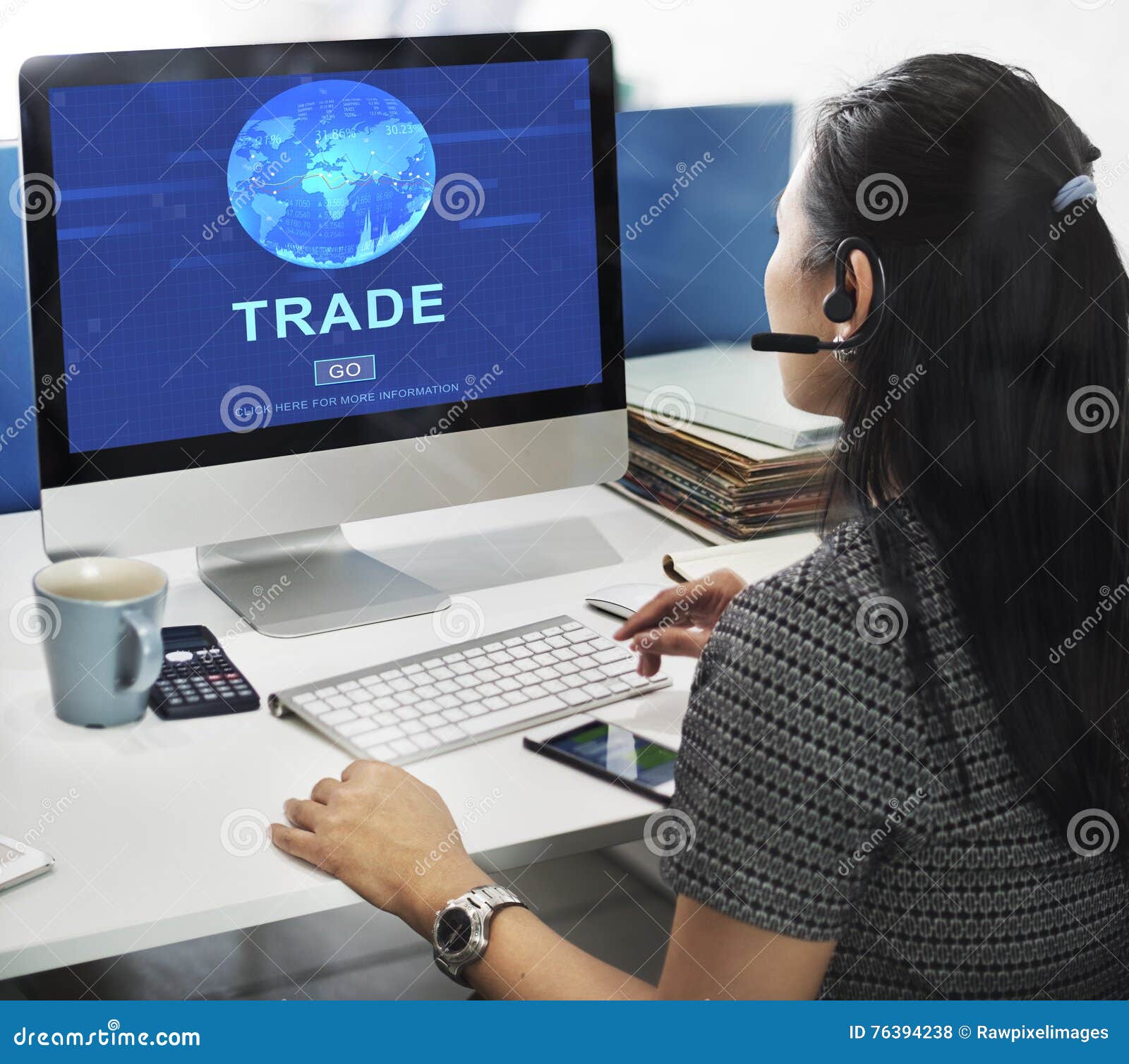 Trade Barter Commerce Exchange Merchandise Concept Stock Photo - Image ...
