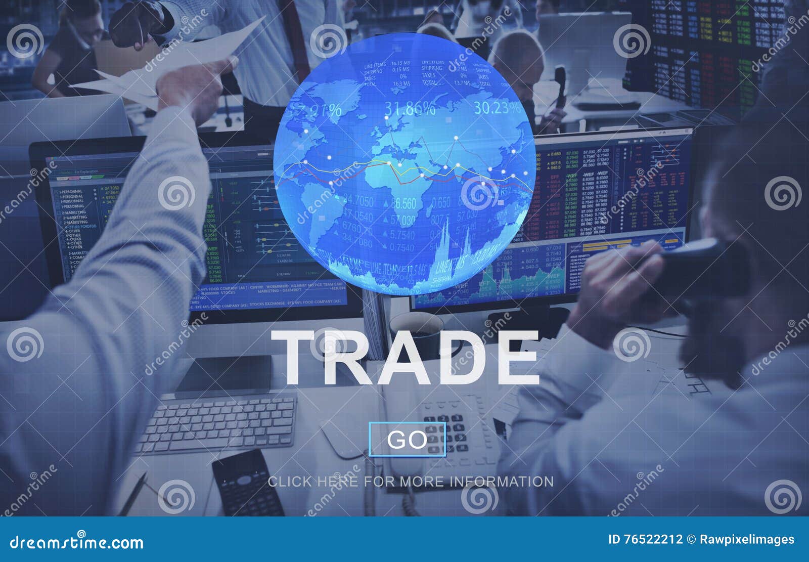 Trade Barter Commerce Exchange Merchandise Concept Stock Photo - Image ...