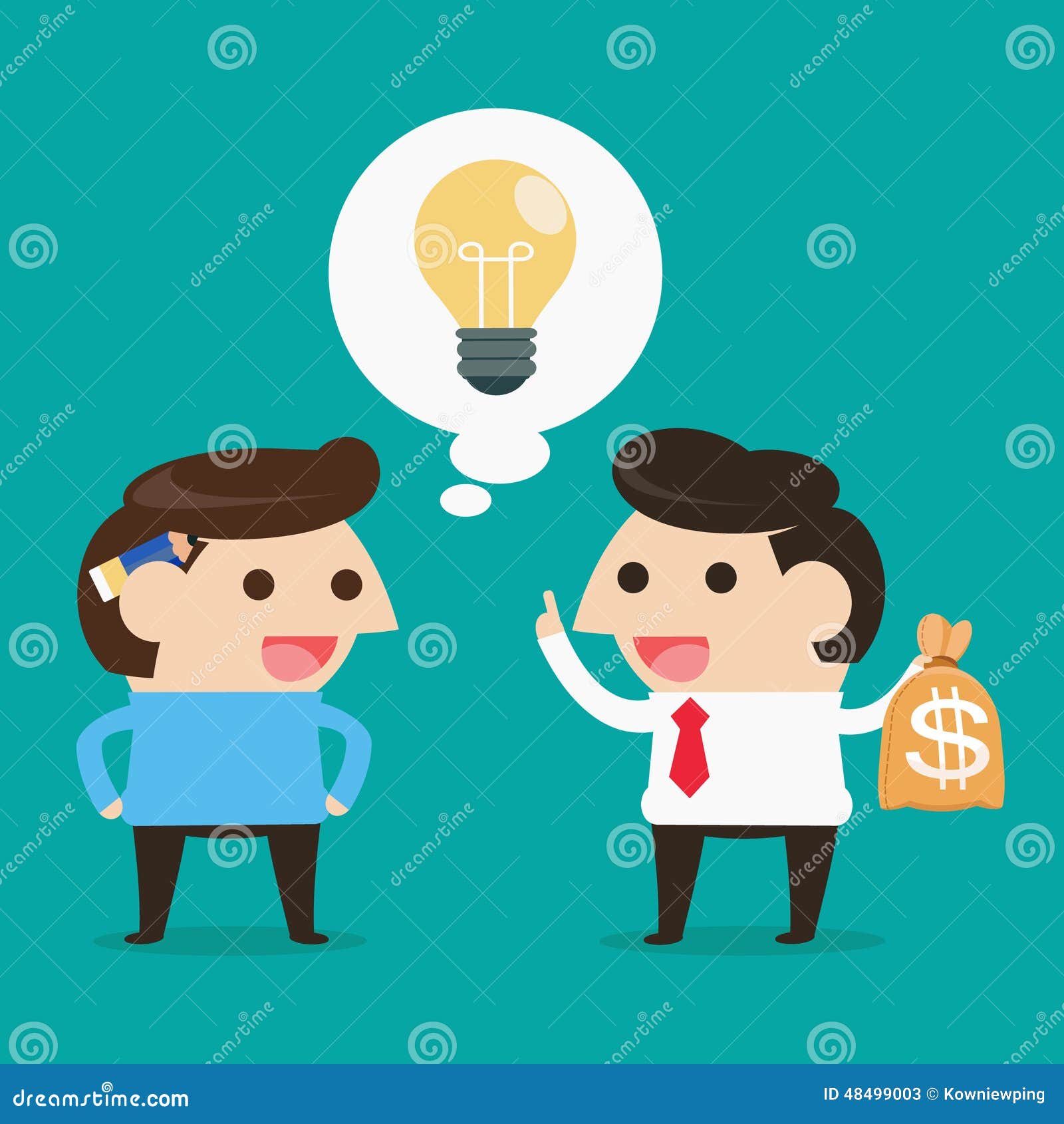 Trade stock illustration. Illustration of cartoon, talk - 48499003