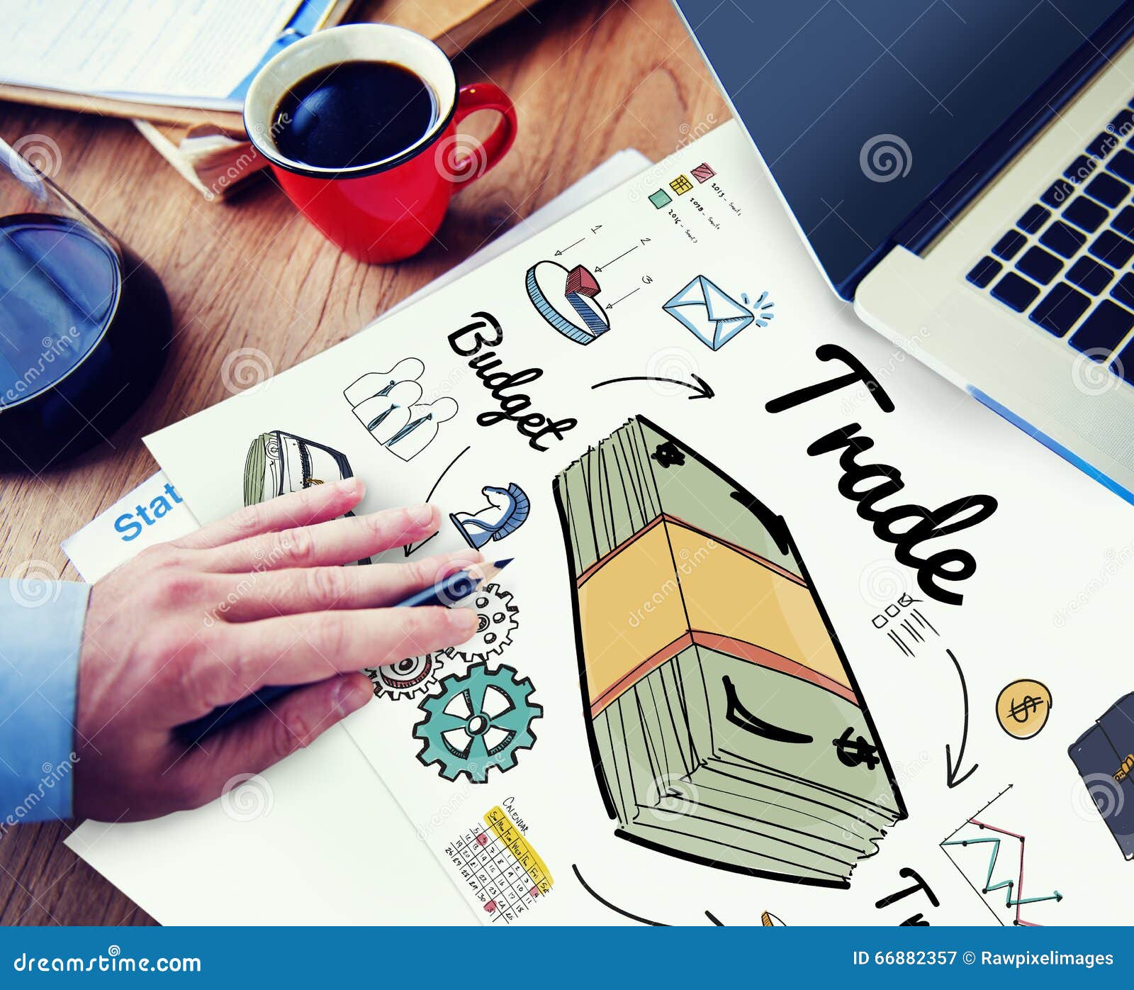 Trade Business Dealing Exchange Merchandise Swap Concept Stock Image ...