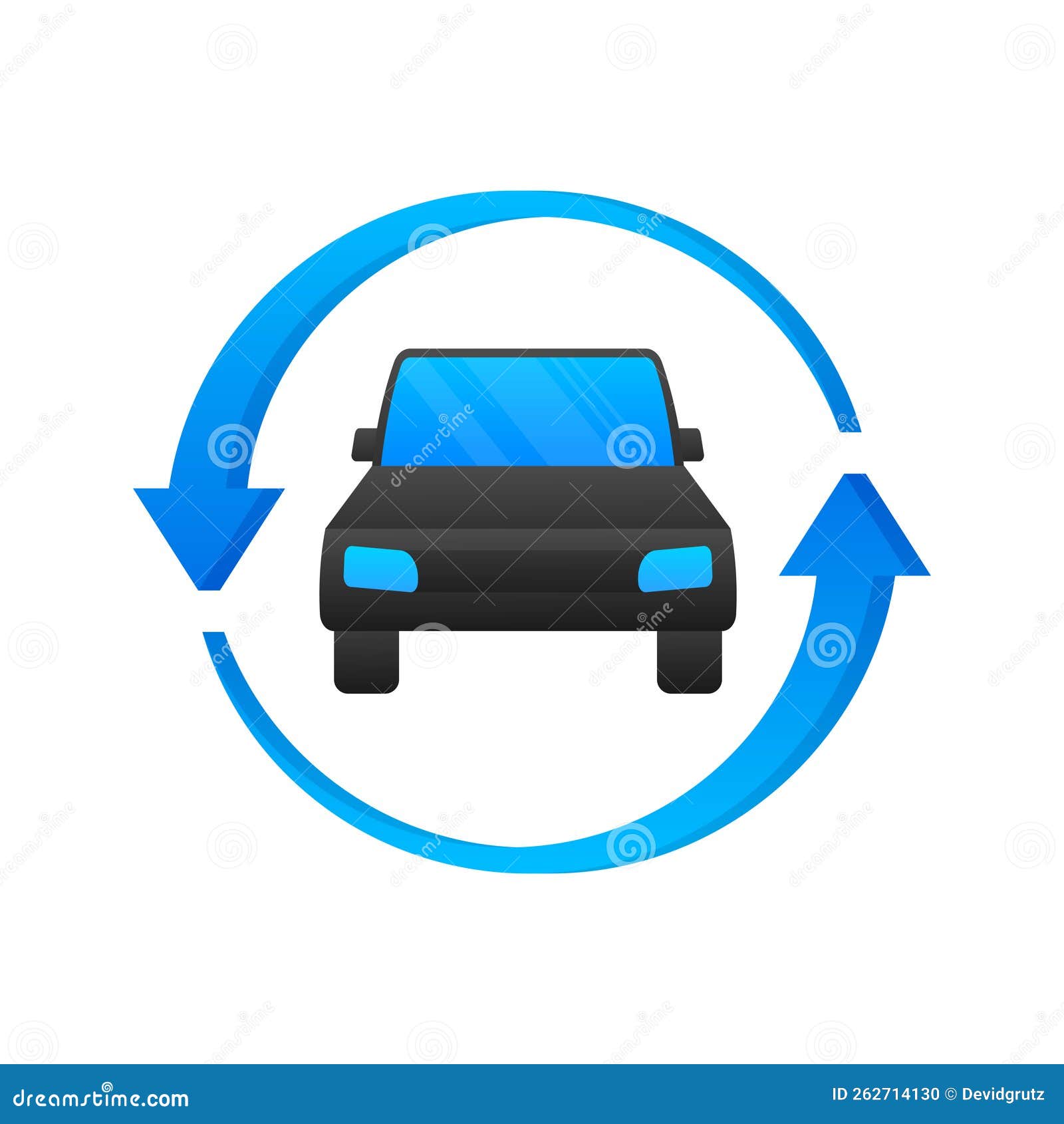 Trade in. Car Leasing, Car Exchange, Carsharing Icon, Label. Vector ...