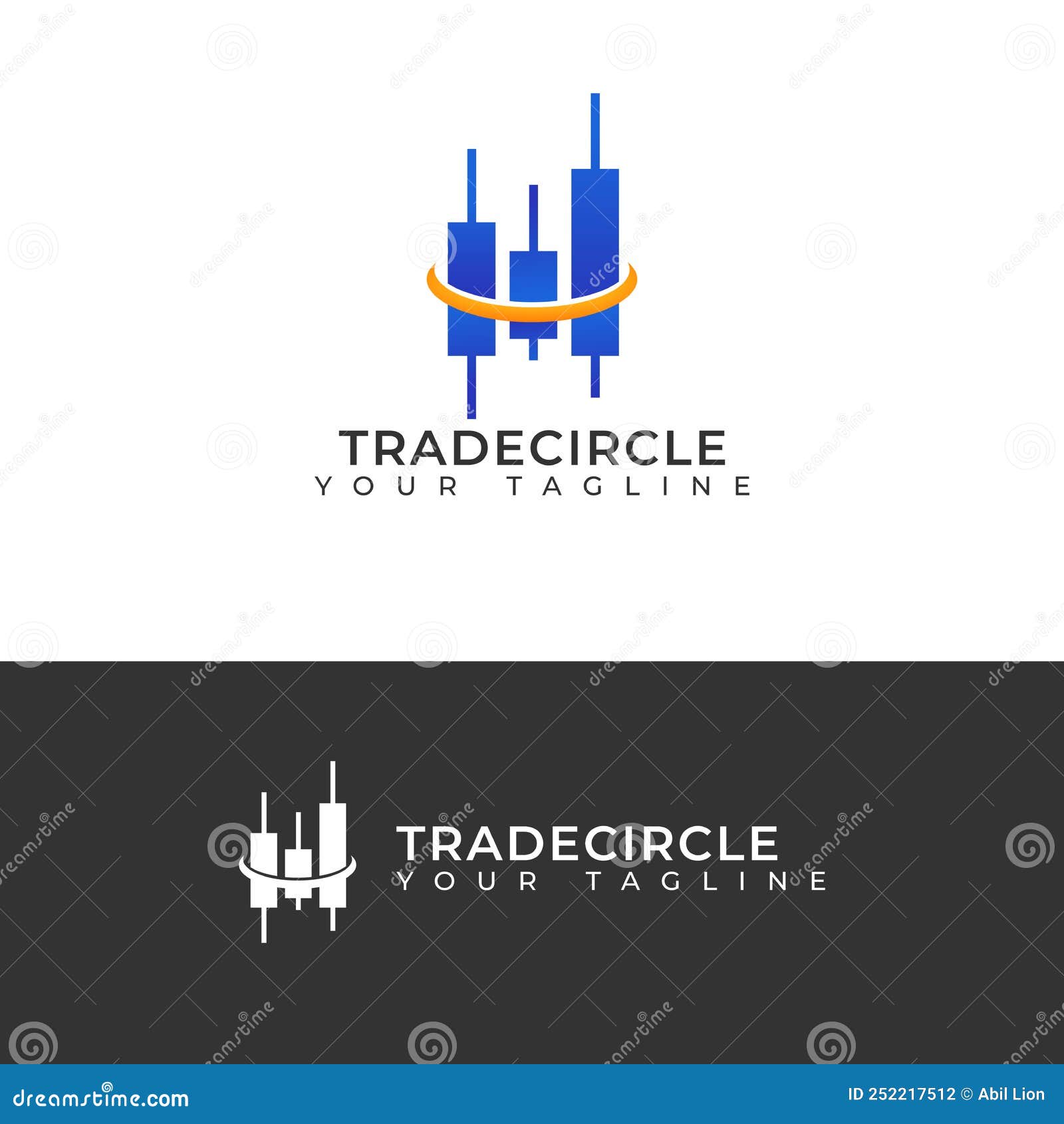 Trade Circle Logo Vector Illustration Stock Vector - Illustration of ...