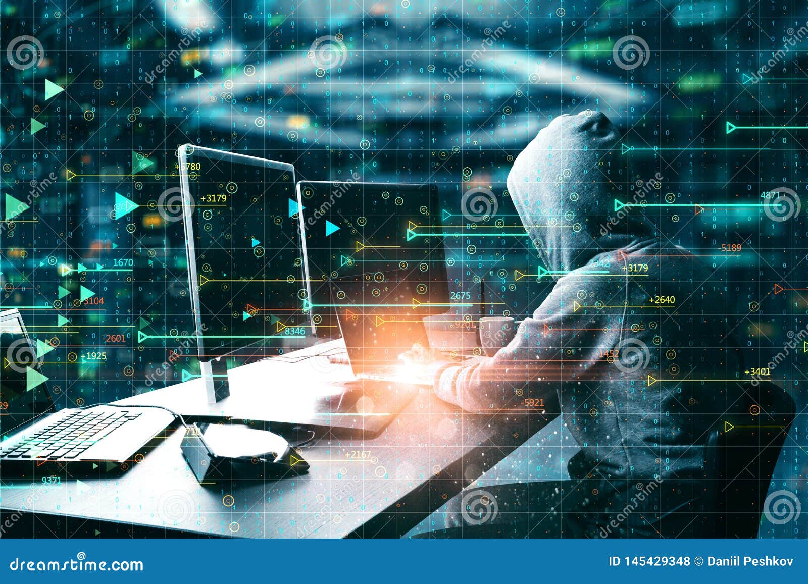Trade and hack concept stock photo. Image of currency - 145429348