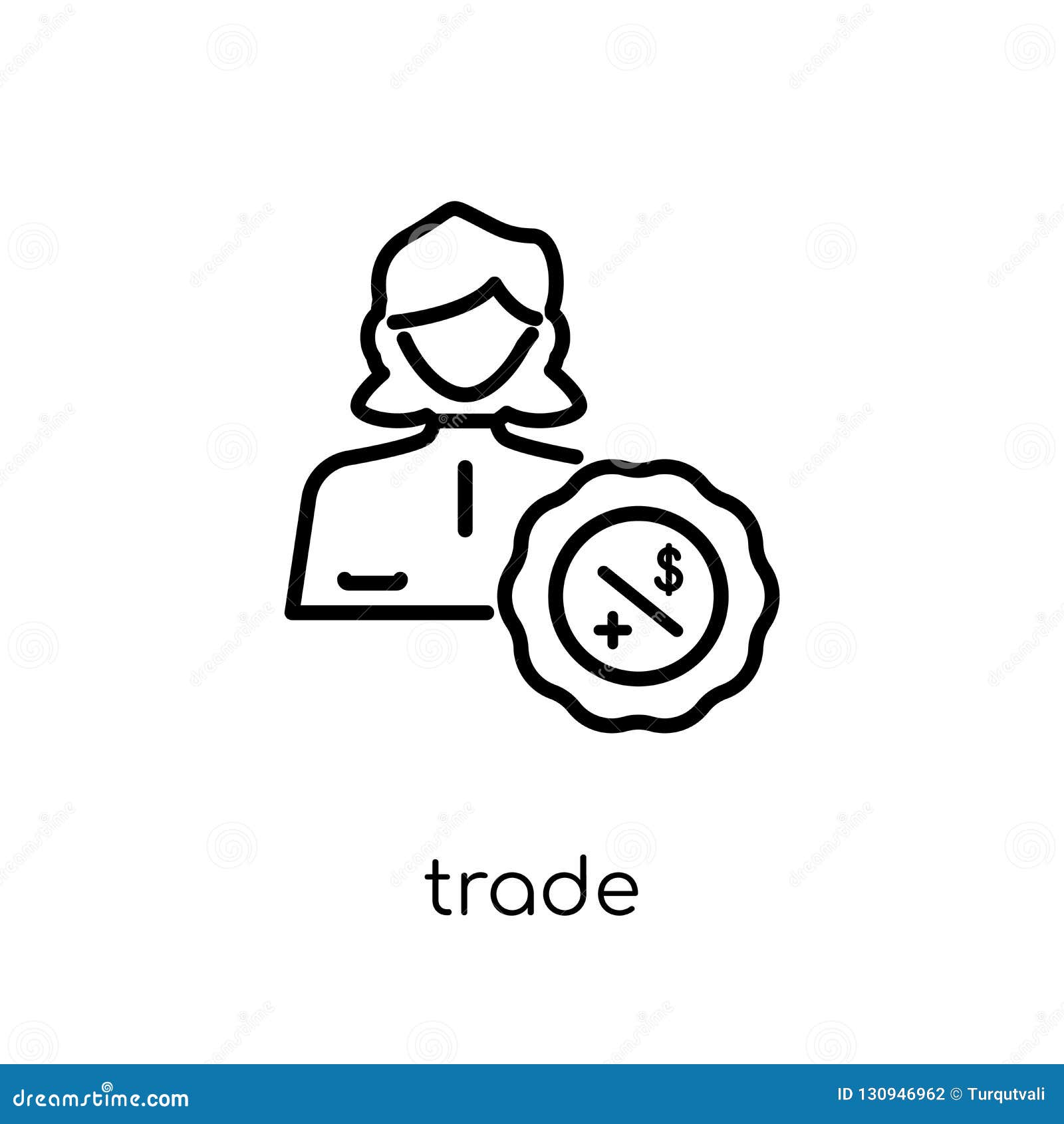 Trade Icon from Collection. Stock Vector - Illustration of line, speed ...