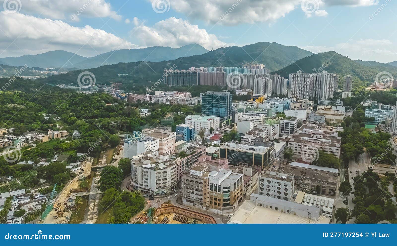 The Trade and Industry Tower Area at Fanling May 4 2023 Editorial Stock ...