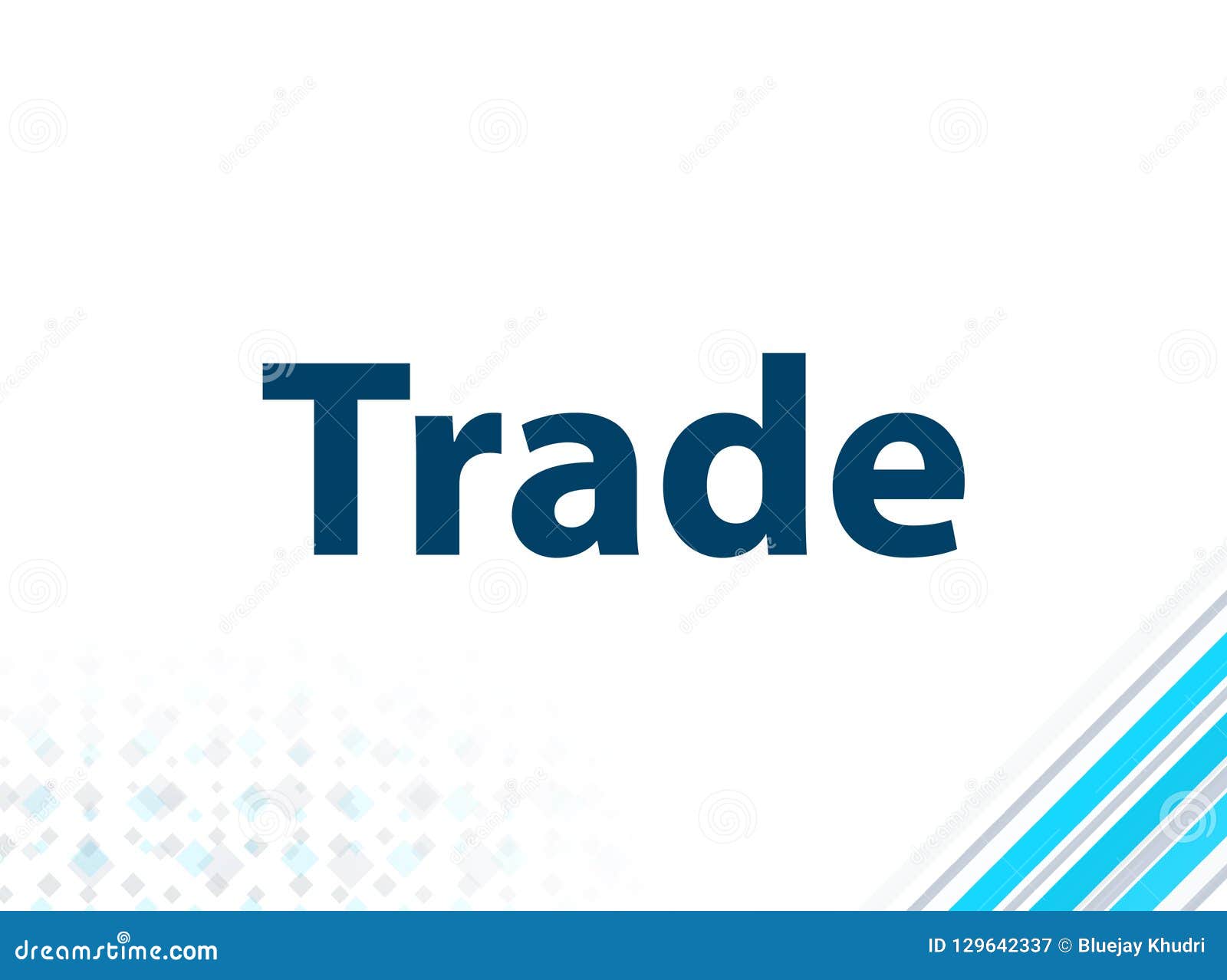 Trade Modern Flat Design Blue Abstract Background Stock Illustration ...