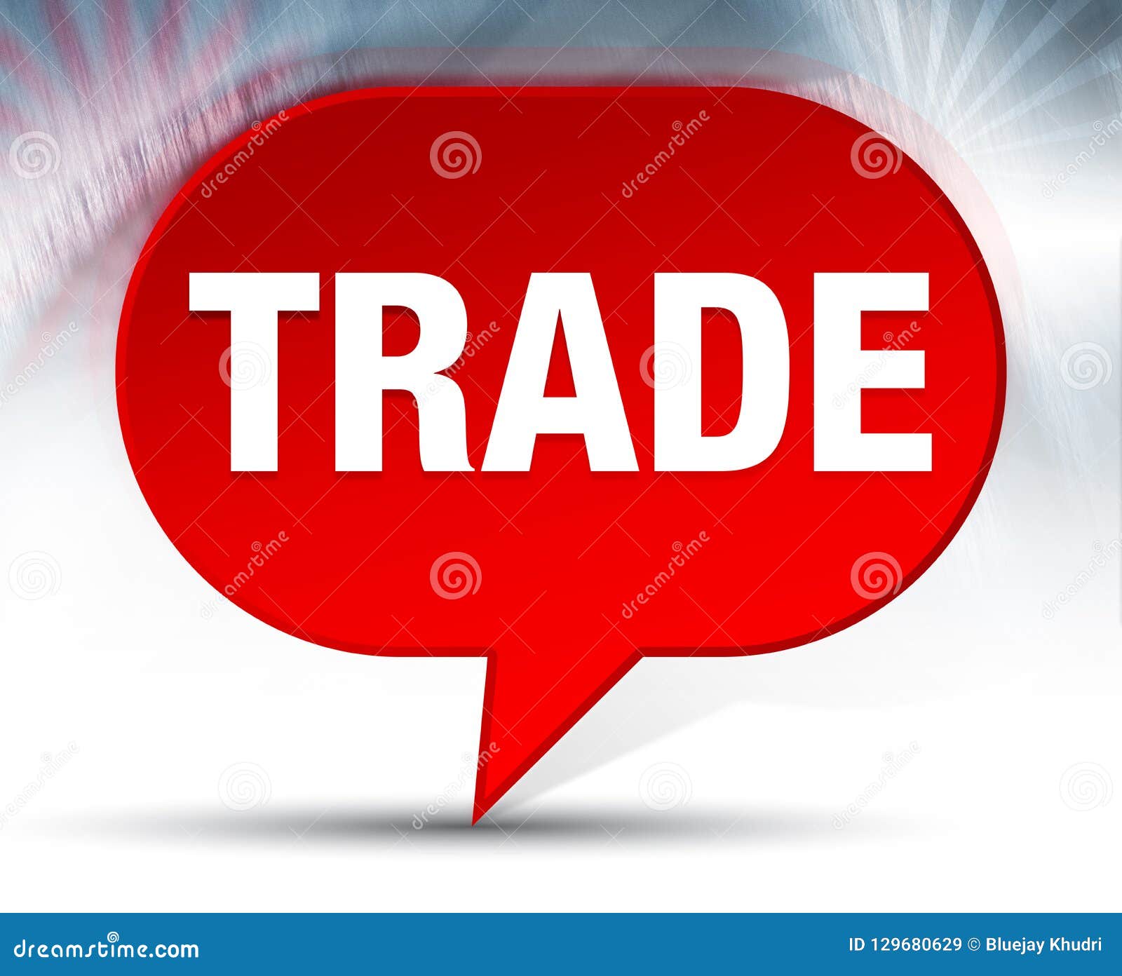 Trade Red Bubble Background Stock Illustration - Illustration of symbol ...