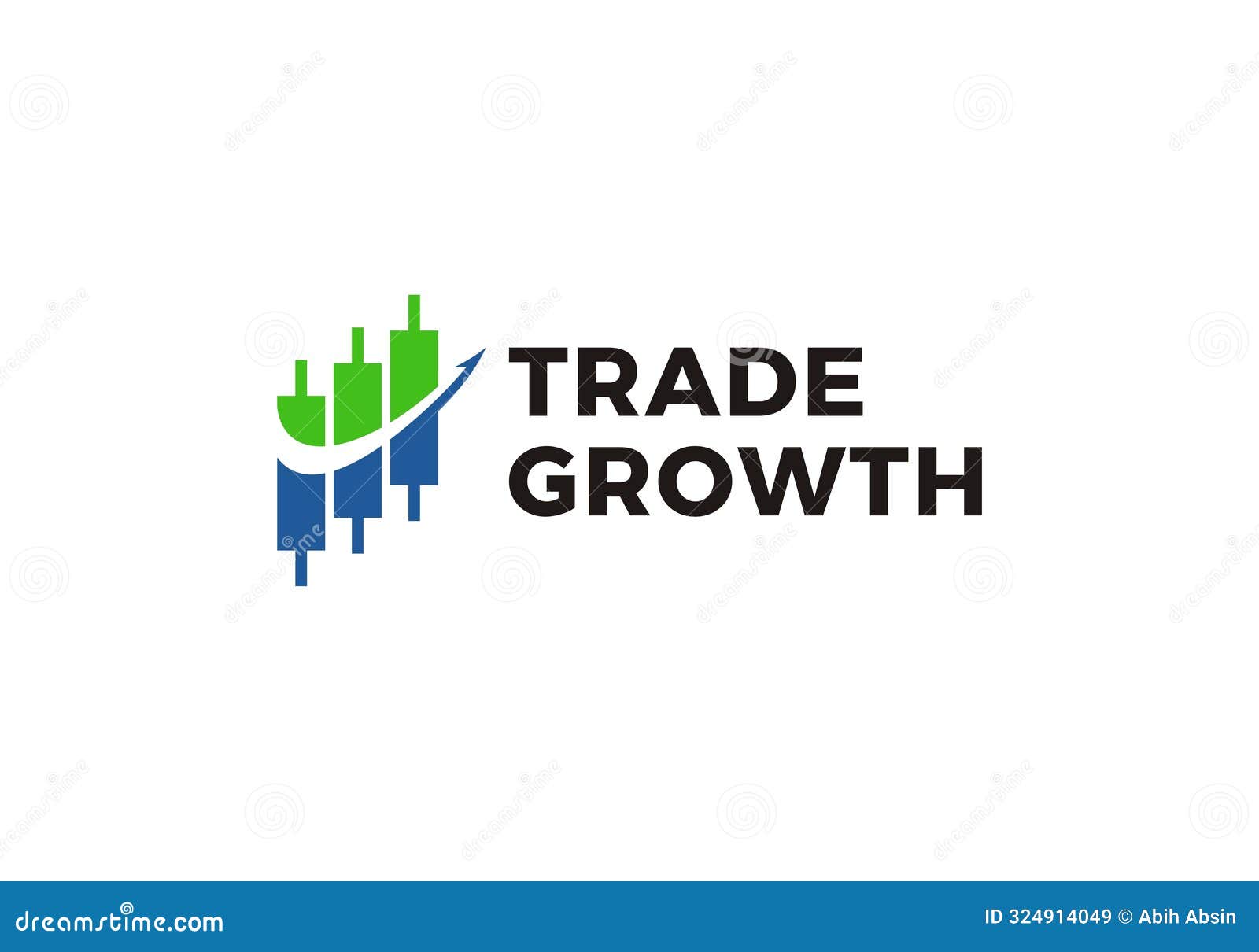 Trade Marketing Logo. Chart Diagram Graphic Concept Design Stock ...