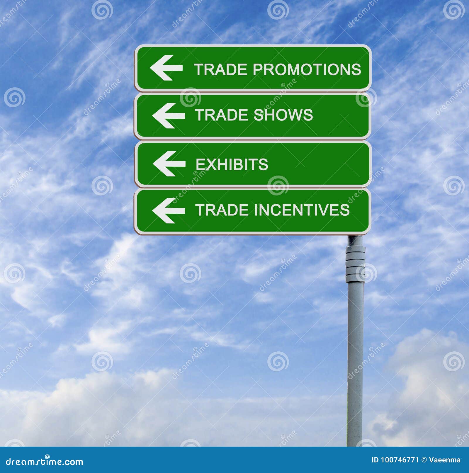 Trade Promotions stock image. Image of four, road, kits - 100746771