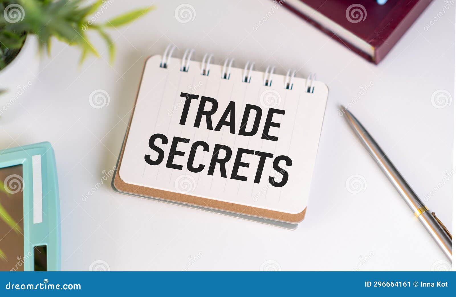 Trade Secrets Concept on a Paper with Charts. Business Concept Stock ...