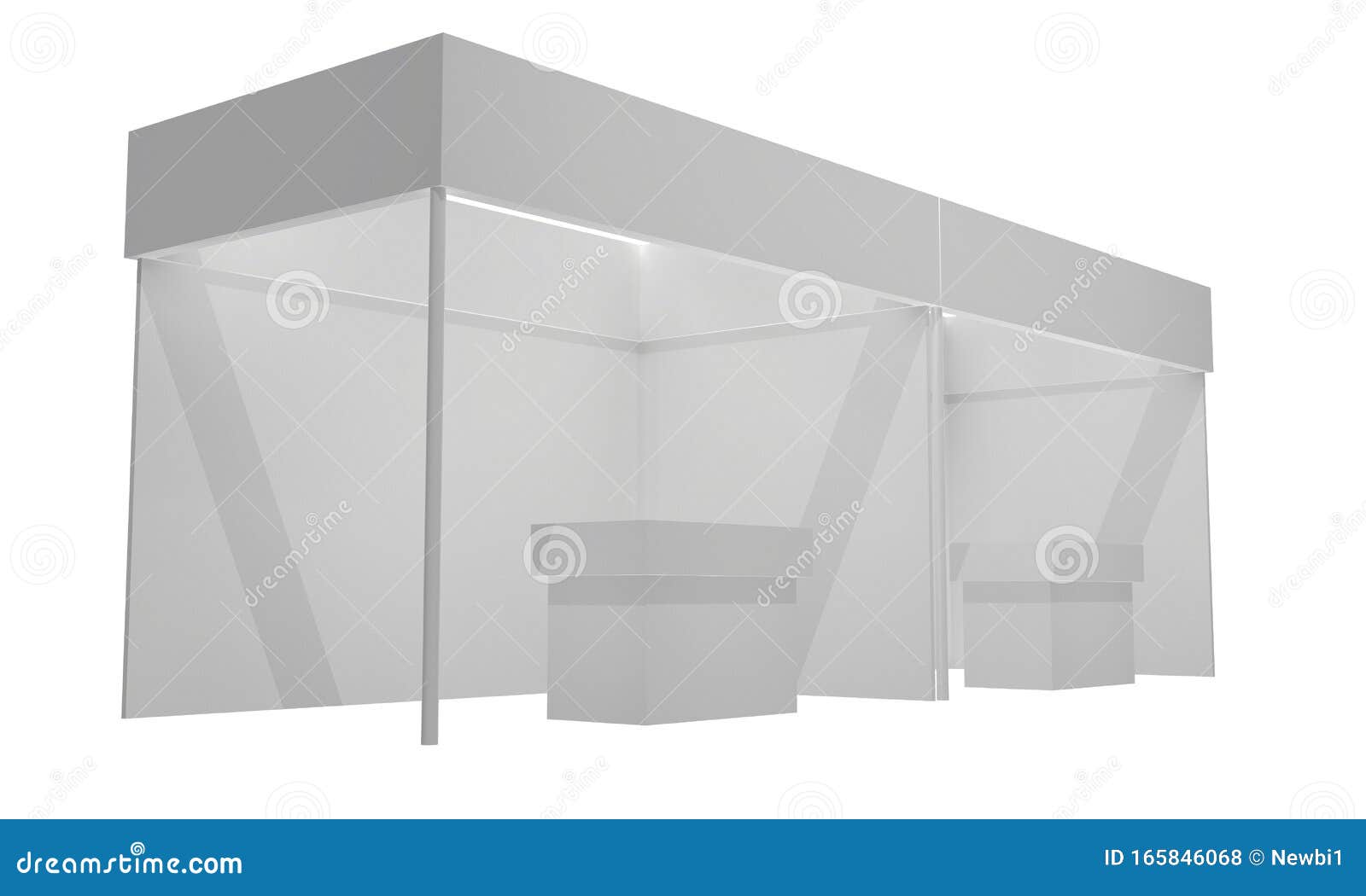 Trade Show Booth Box stock illustration. Illustration of blank - 165846068