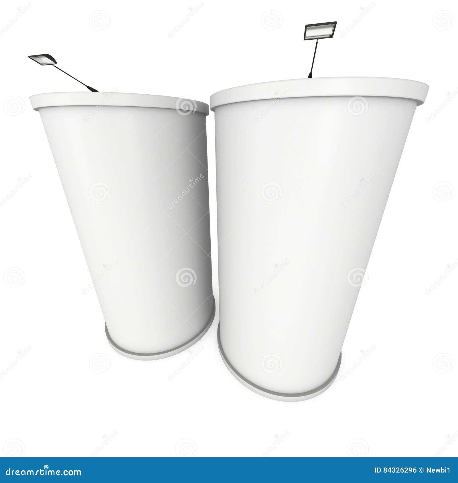 Trade show booth column stock illustration. Illustration of column ...