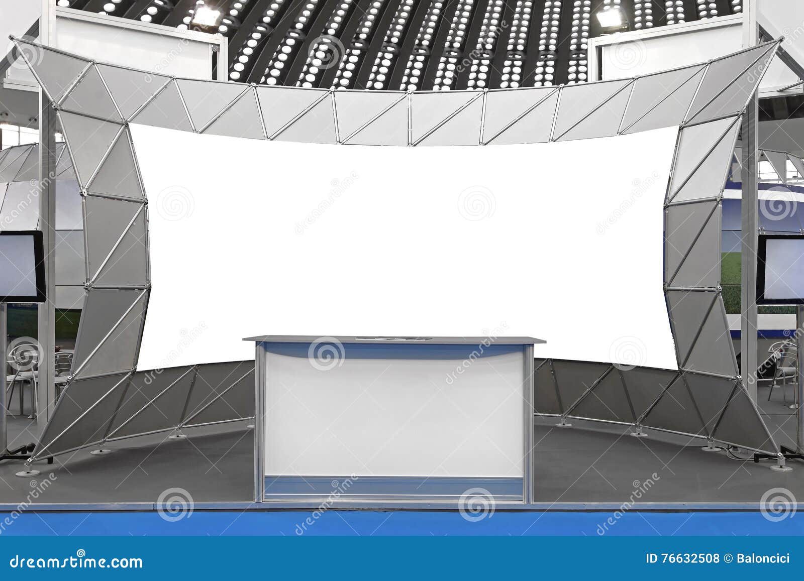 Trade Show Stand stock photo. Image of empty, panel, stand - 76632508