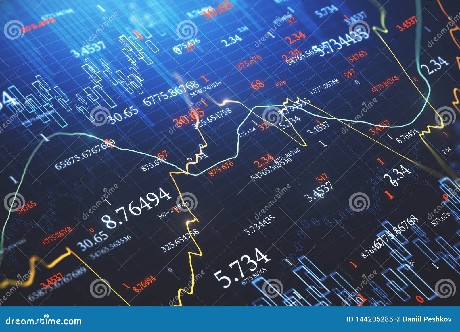 Trade and stats background stock image. Image of digital - 144205285