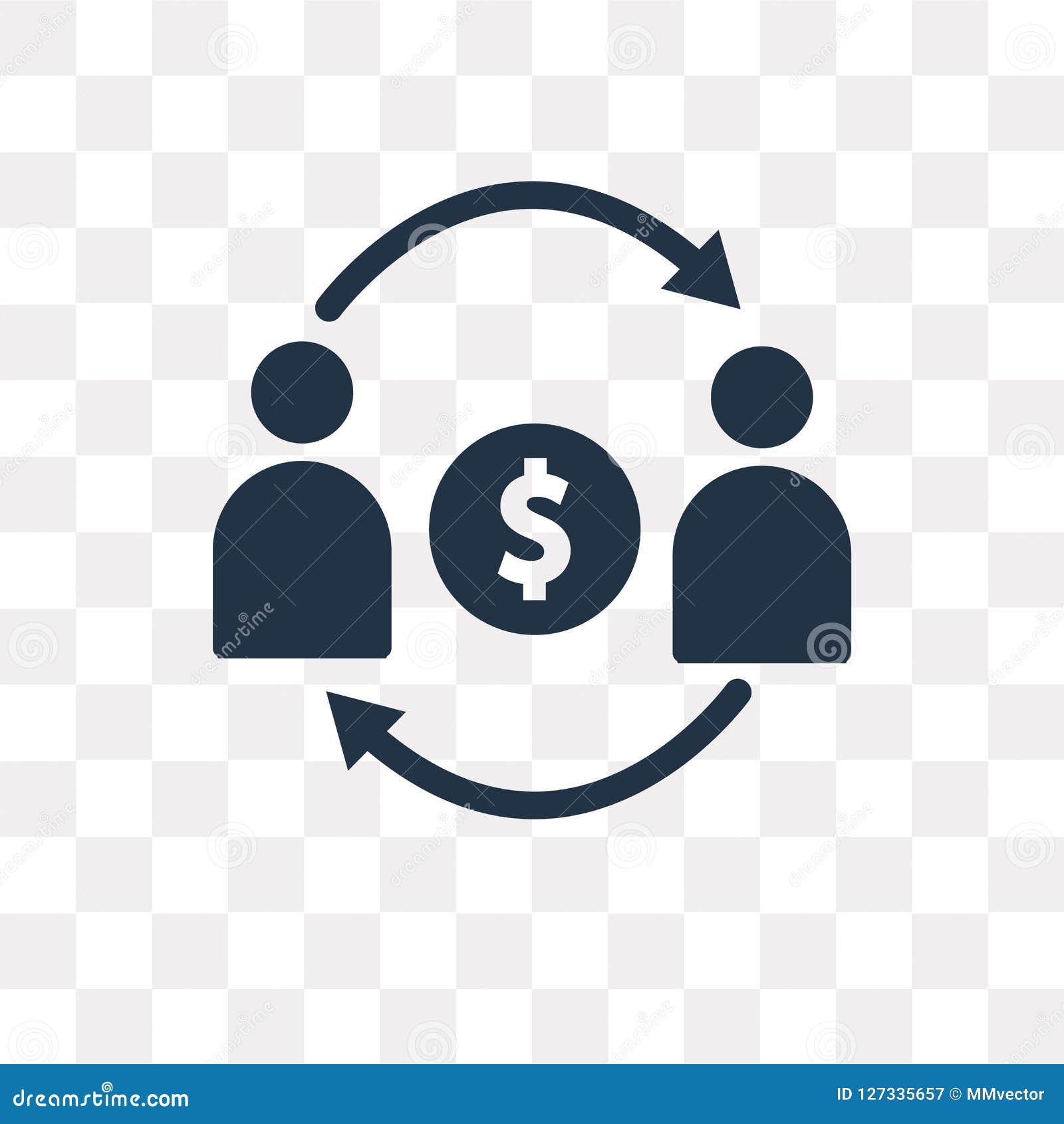 Trade Vector Icon Isolated on Transparent Background, Trade Tra Stock ...