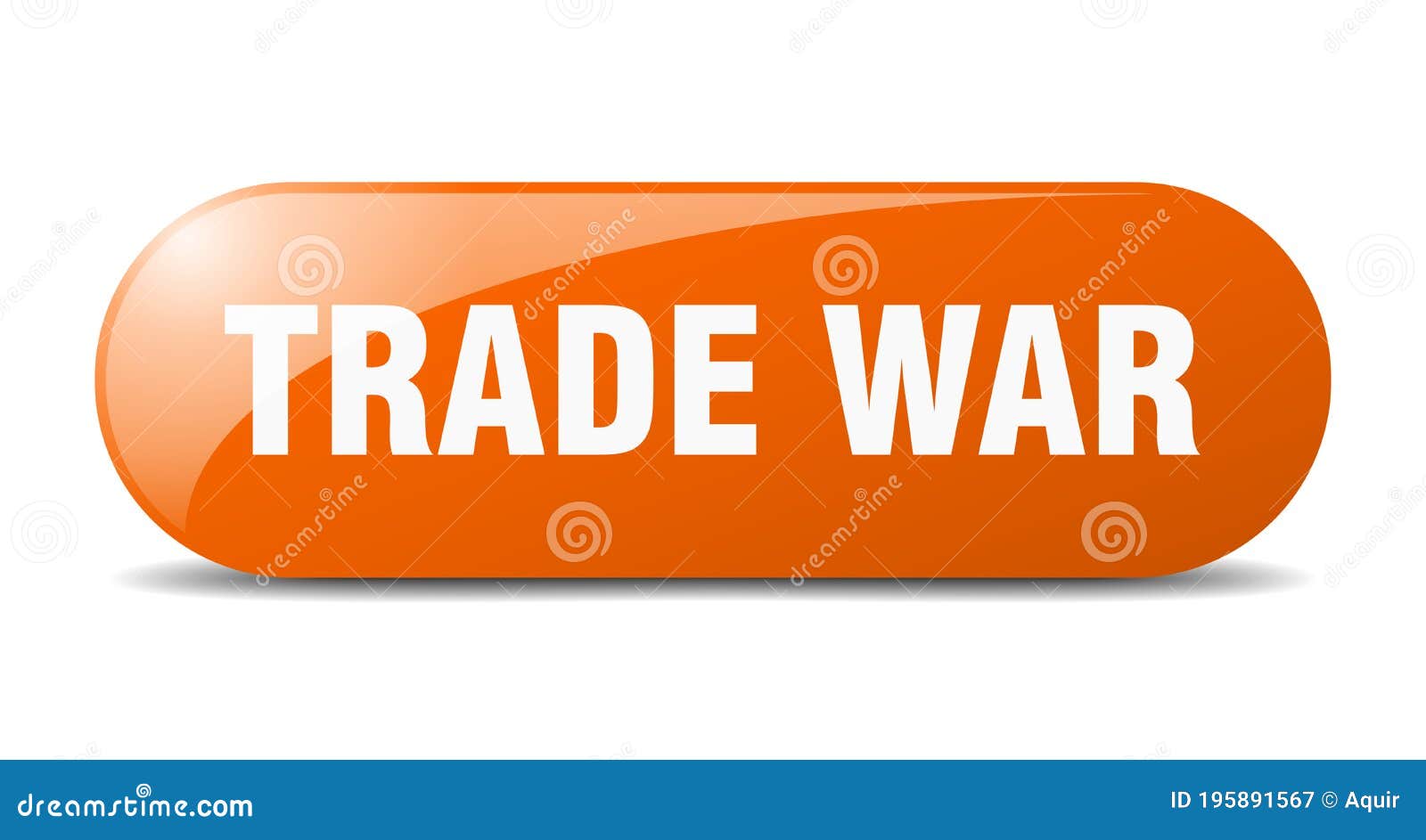 Trade War Button. Trade War Sign. Key. Push Button Stock Vector ...