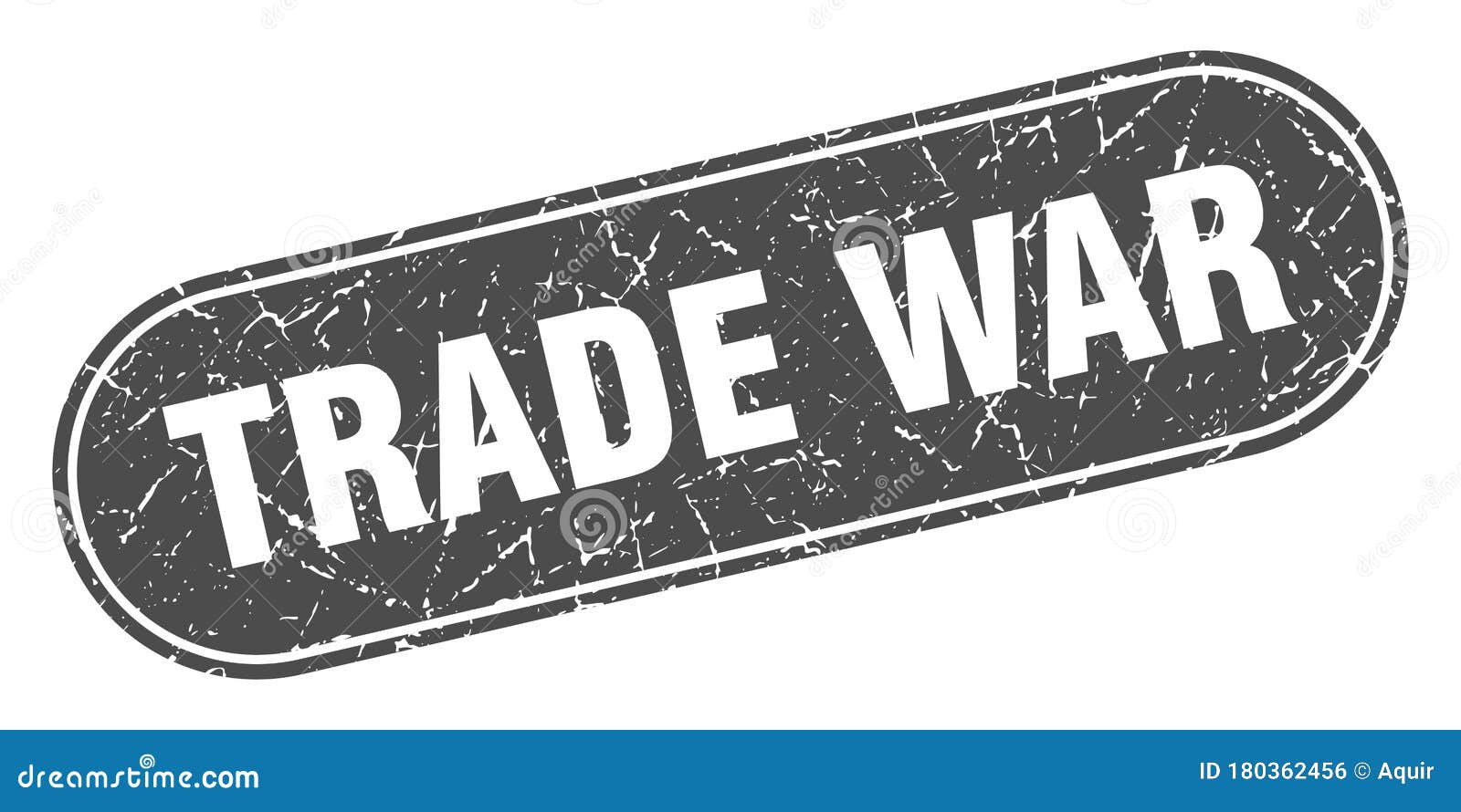 Trade War Sign. Trade War Grunge Stamp Stock Vector - Illustration of ...