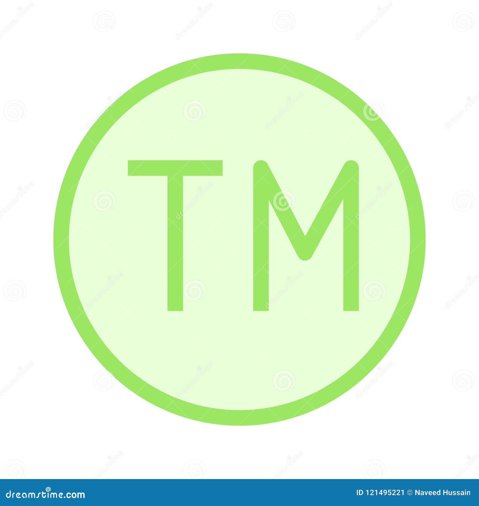Trademark color line icon stock illustration. Illustration of flat ...