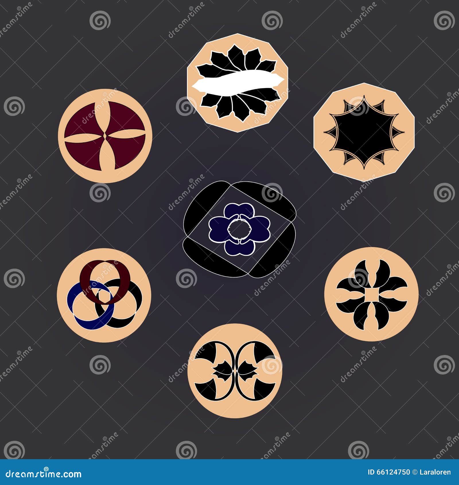 Trademark Symbol with Design Elements Stock Vector - Illustration of ...