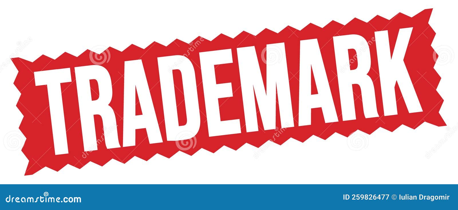 TRADEMARK Text Written on Red Stamp Sign Stock Illustration ...