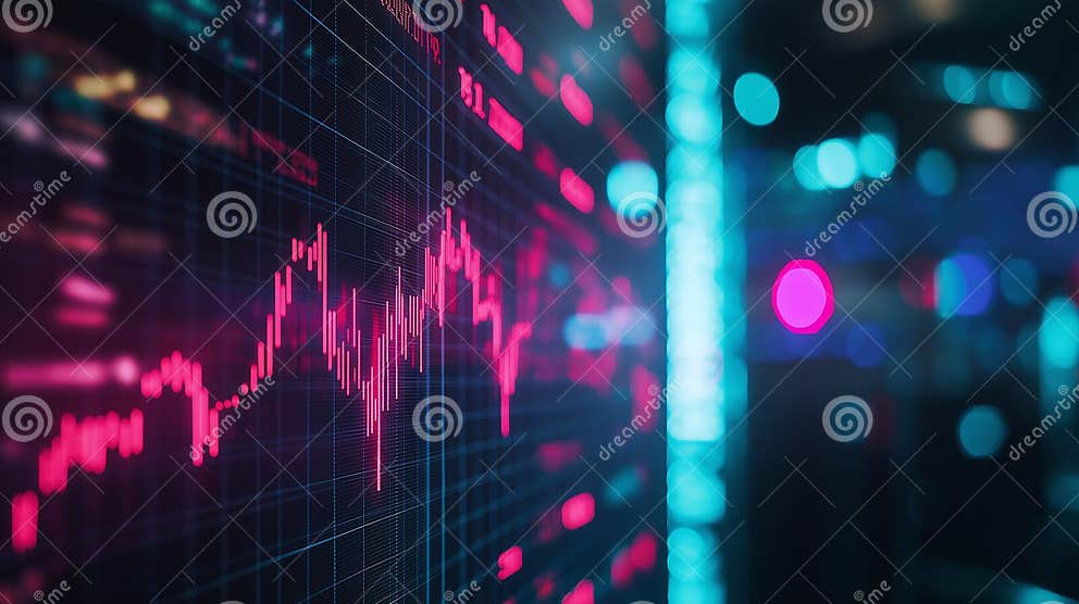 Trader Analyzing Data on Virtual Screen. Price Graph Stock Image - Image of financial, wealth ...