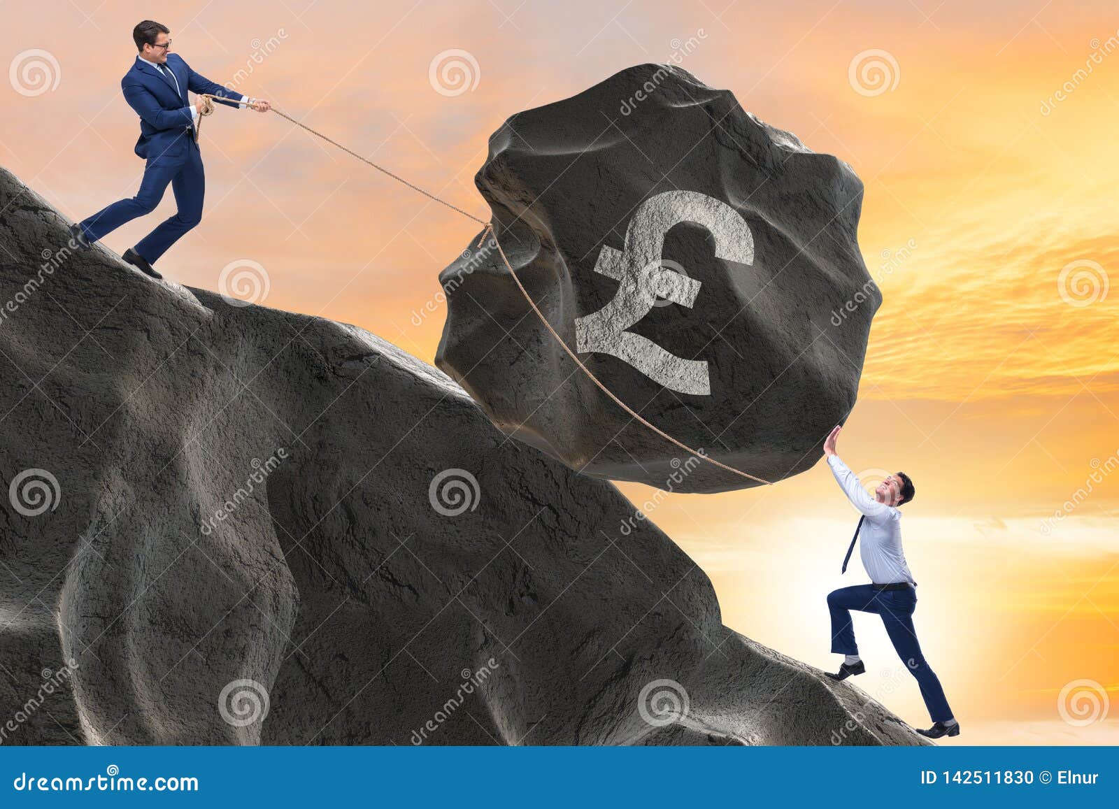 The Trader Trading in British Pound Stock Photo - Image of business ...