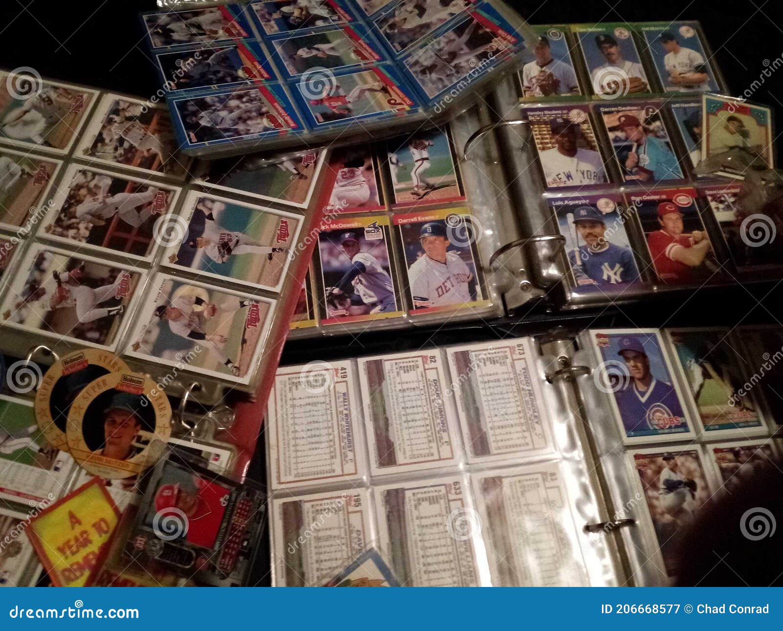 Card Collection: Side View Of A Towering Stack Of Cards Stock ...