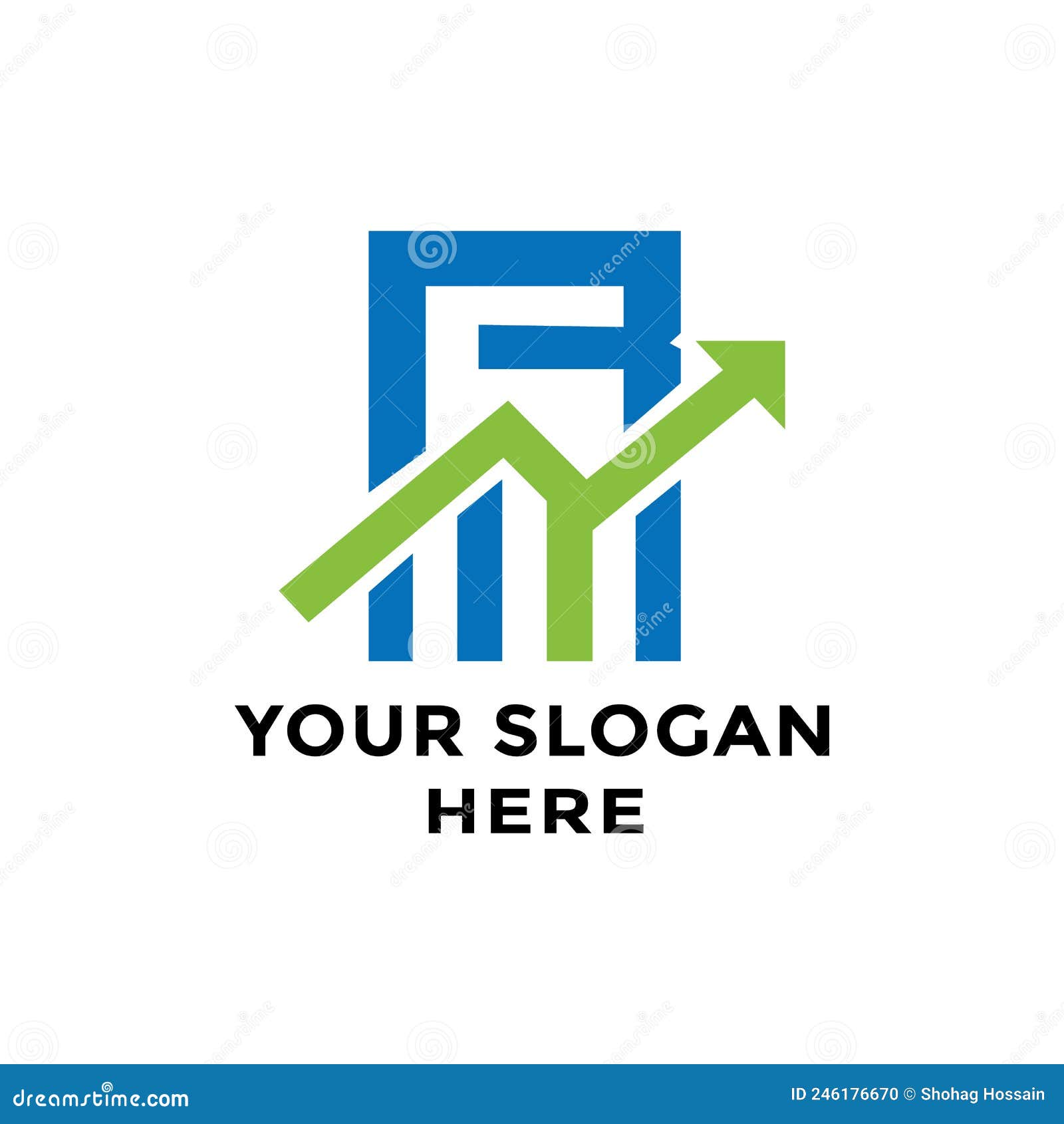 Trading Company Logo Design Brand Identity Vector Stock Vector ...