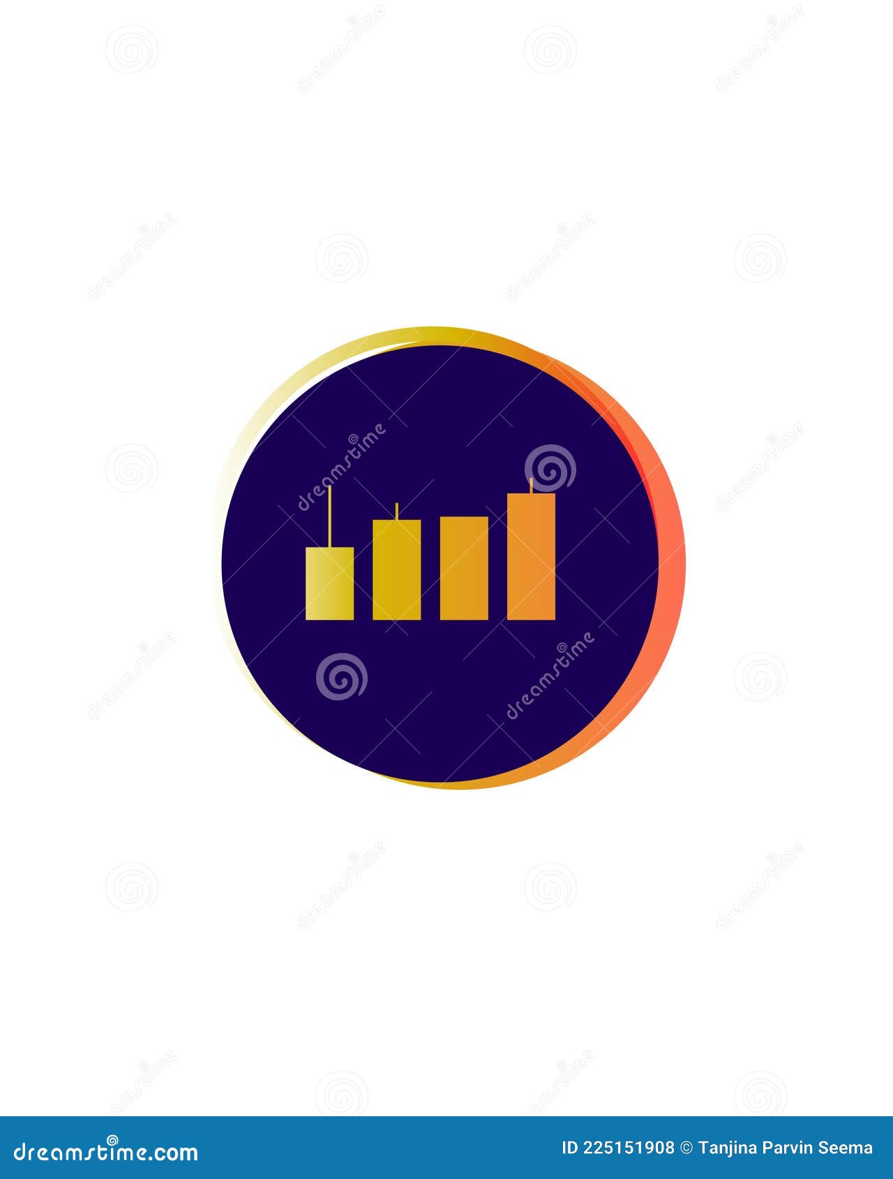 Trading Company Logo Design. Trading Sign Stock Vector - Illustration ...