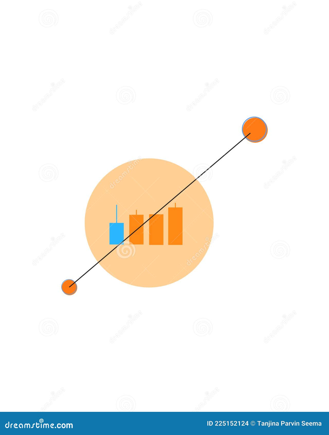 Trading Company Logo Design. Trading Sign Stock Vector - Illustration ...