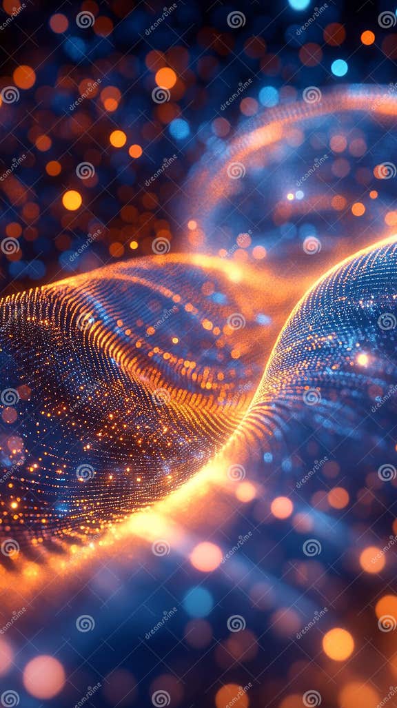 Trading Data Visualization with Flowing Patterns and Vibrant Colors in ...