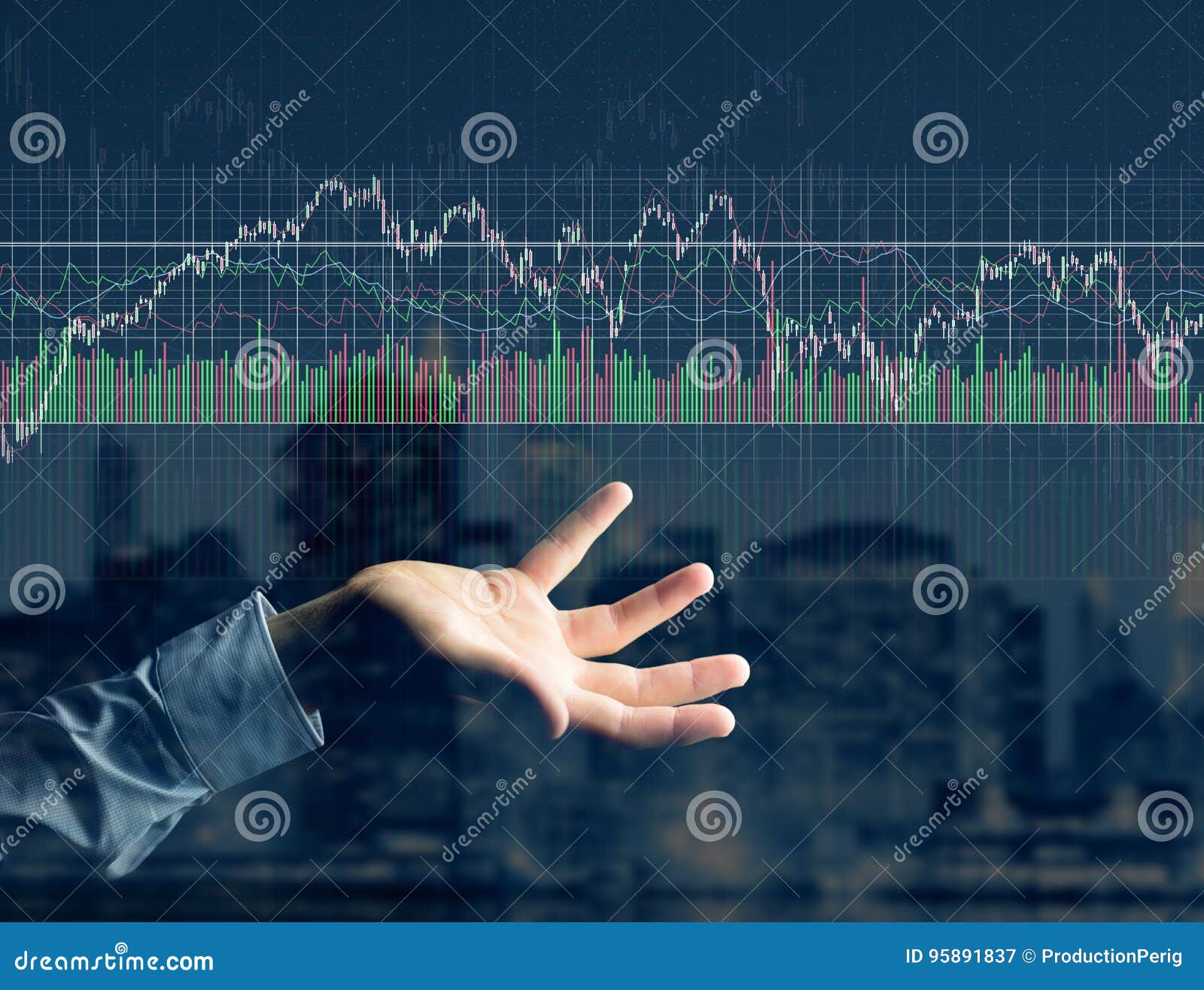 Trading Forex Data Information Displayed on a Stock Exchange Int Stock ...