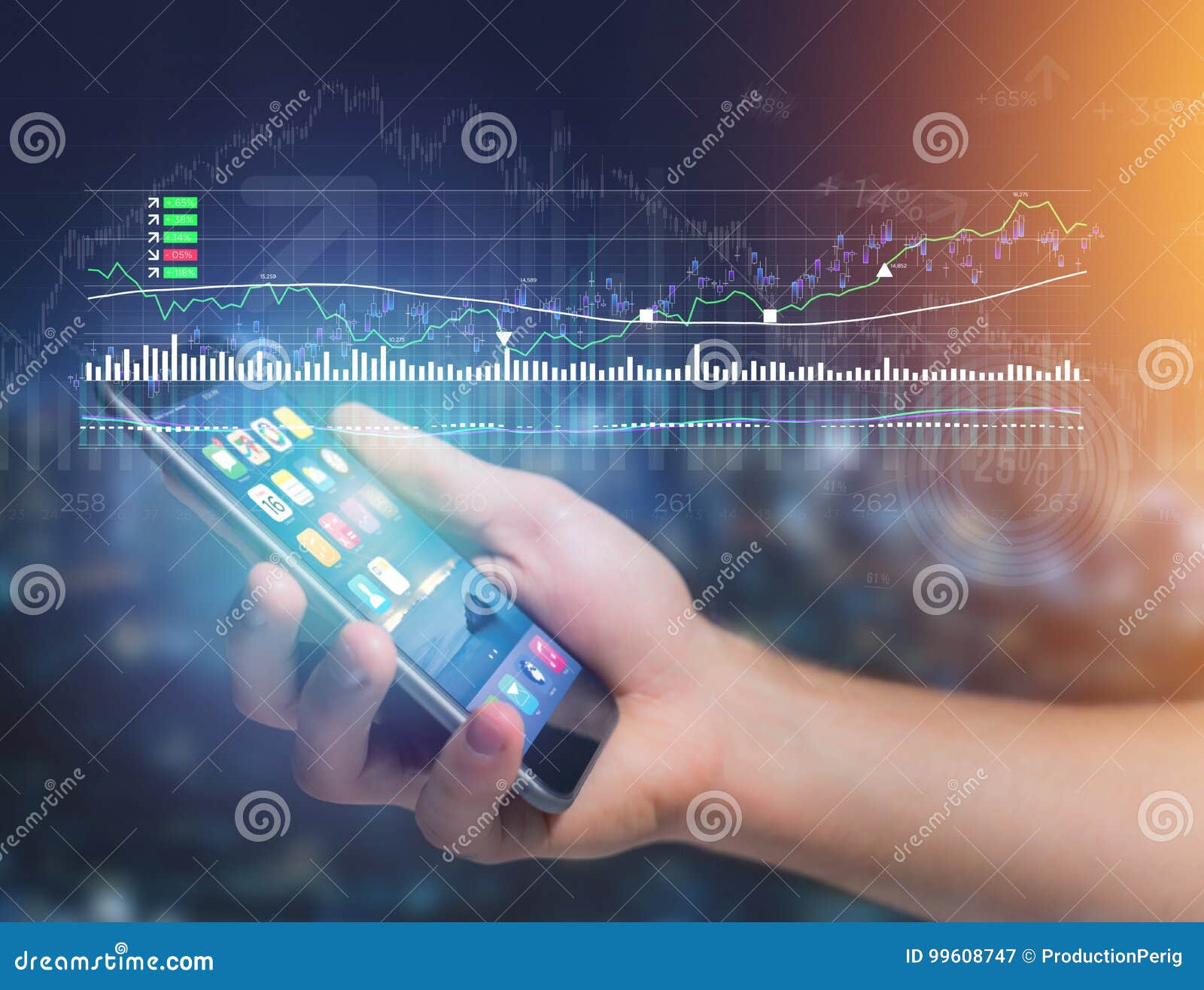 Trading Forex Data Information Displayed on a Stock Exchange Int Stock ...