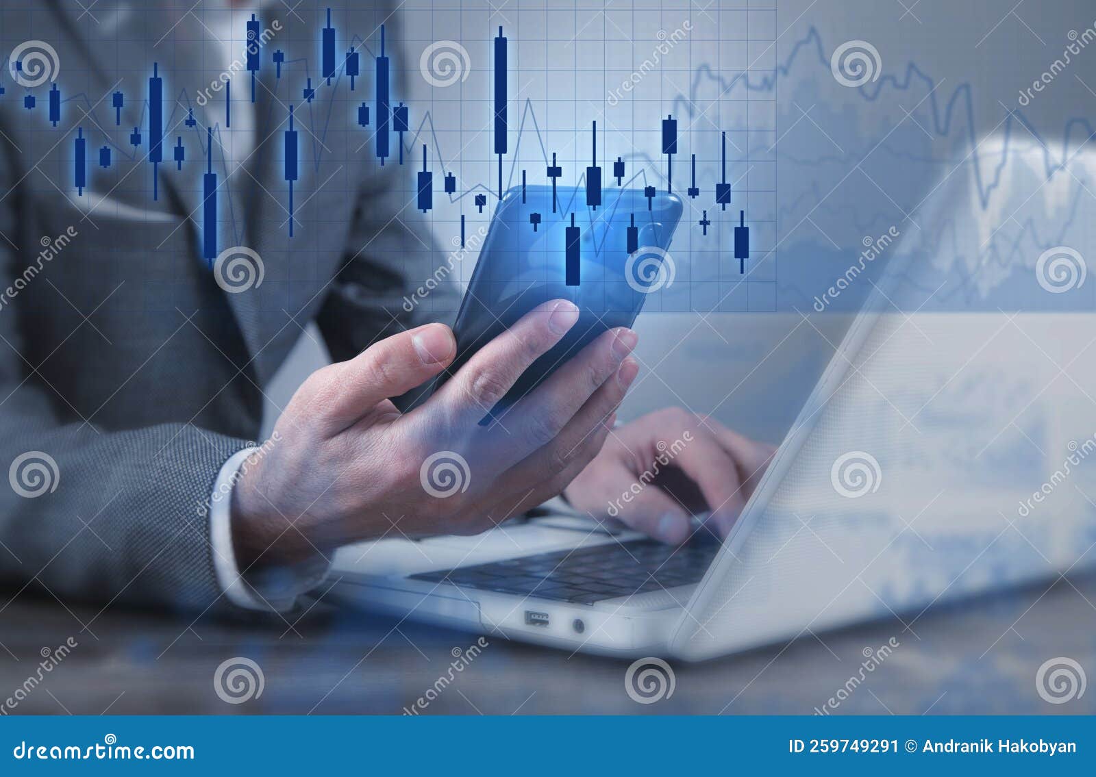 Trading Graph. Internet, Technology Stock Image - Image of financial ...